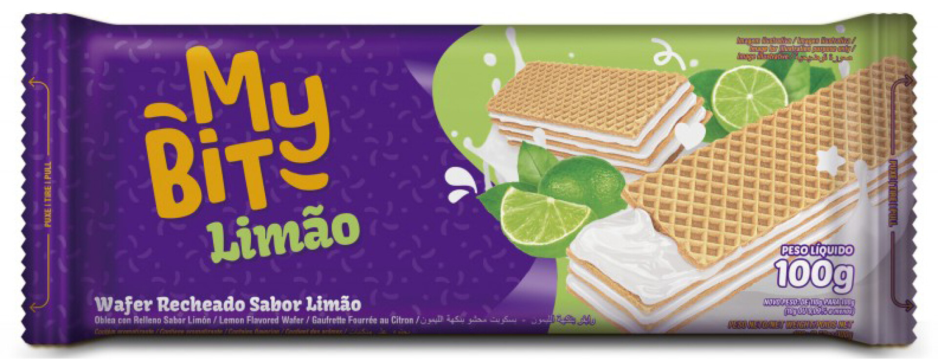 WAFFLE MY BIT LIMON 110 GR — El Clon
