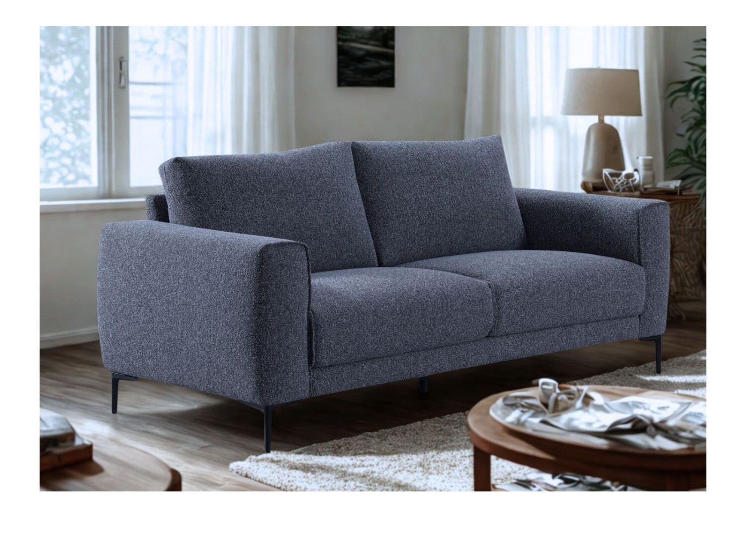 Sofa 3 cps NOX - Azul — Finkel