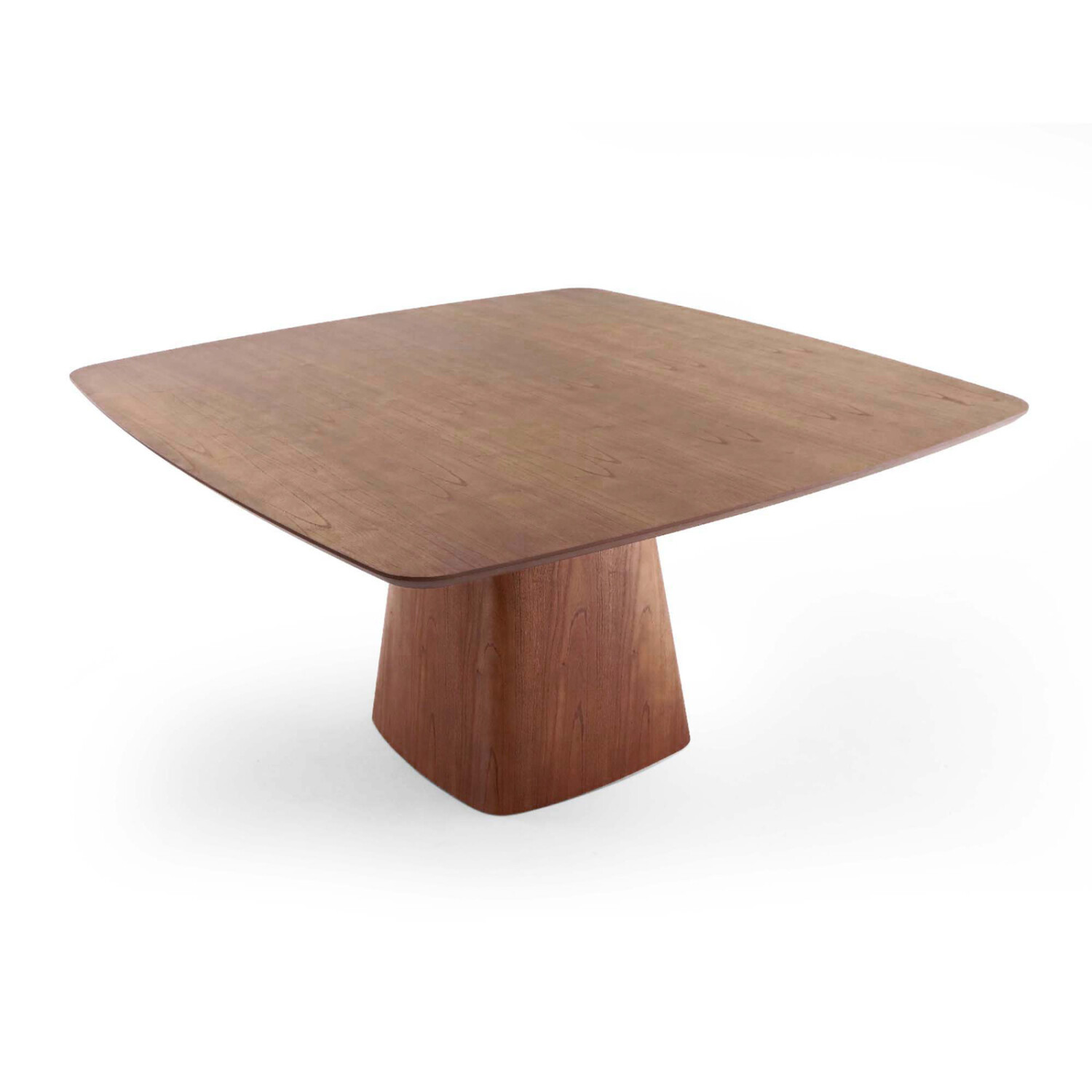 Mesa De Comedor Cuadrada Mdf-y-madera Marron Alice New — Divino