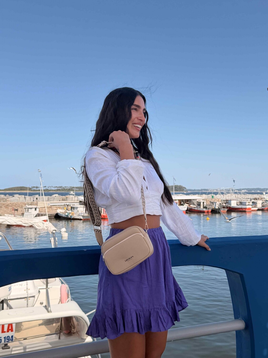 BANDOLERITA PETUNIA - GREIGE — Lincoln's