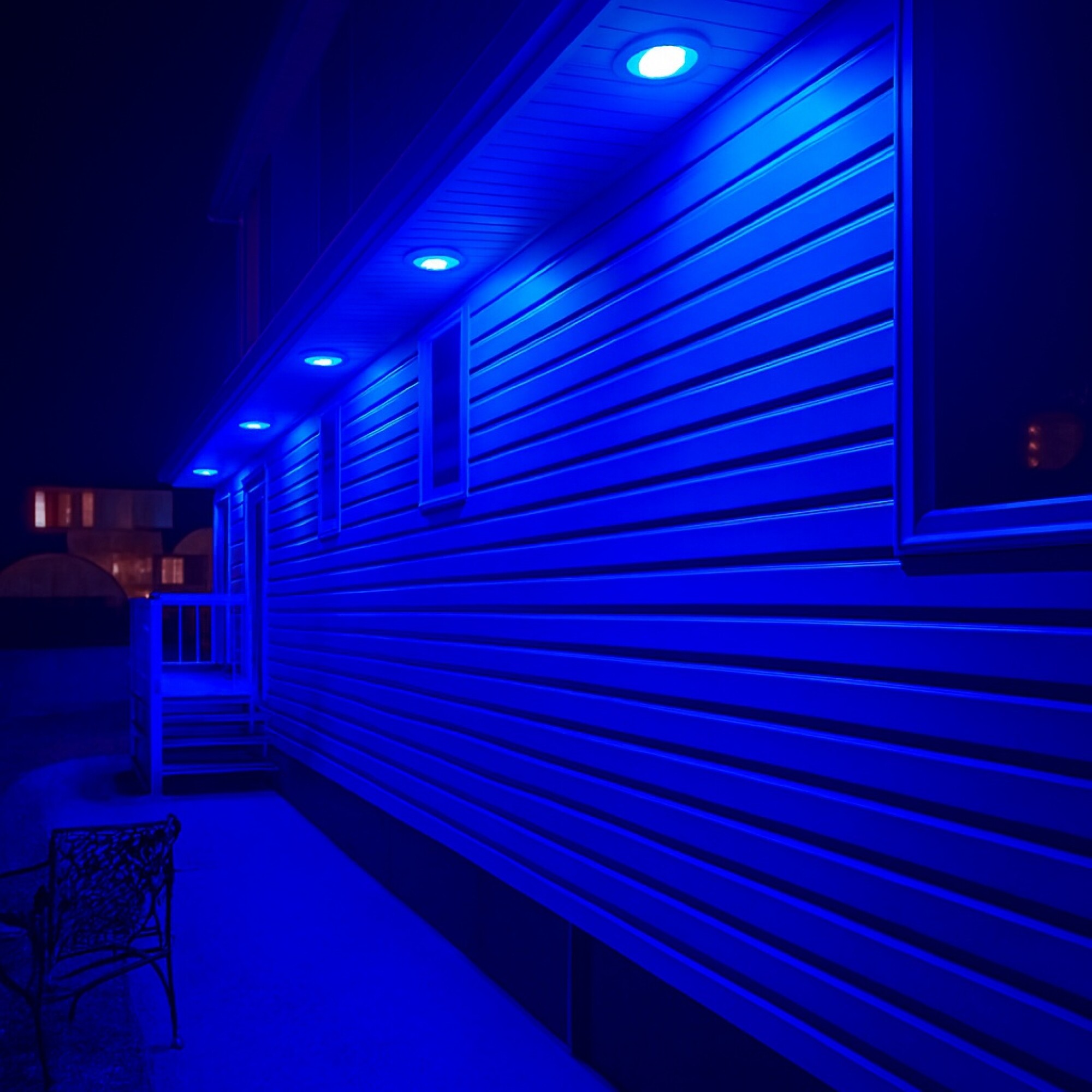 Lámpara LED PAR38 15W Azul — Unilux