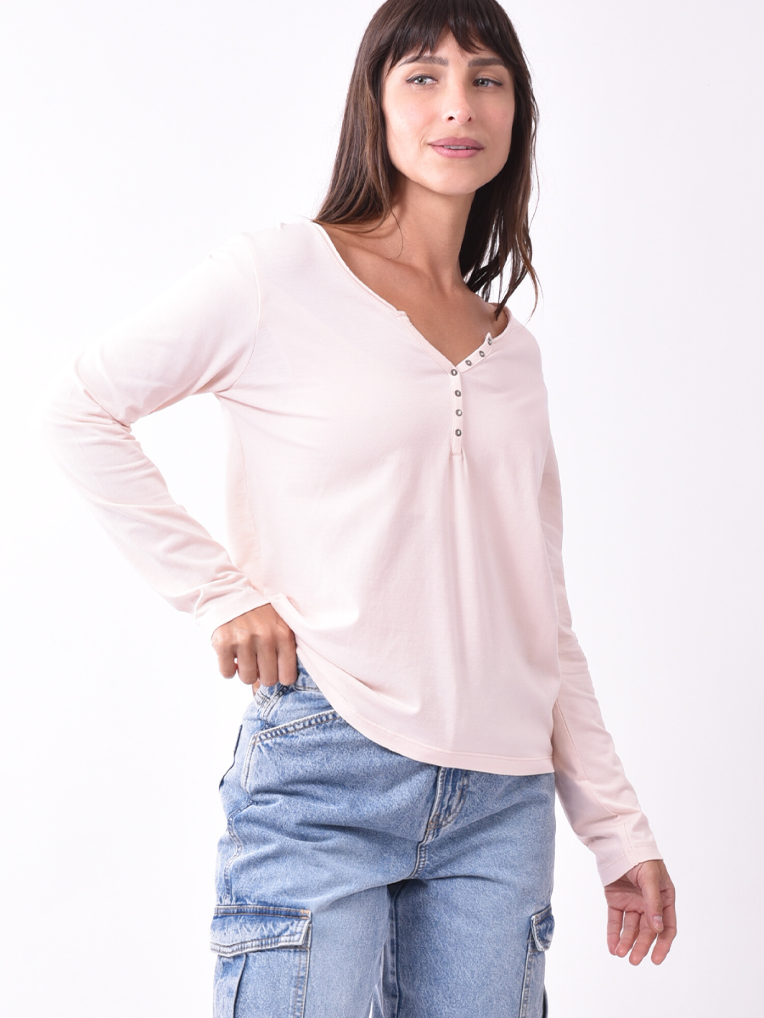 REMERA LORA - ROSA VIEJO — Guapa