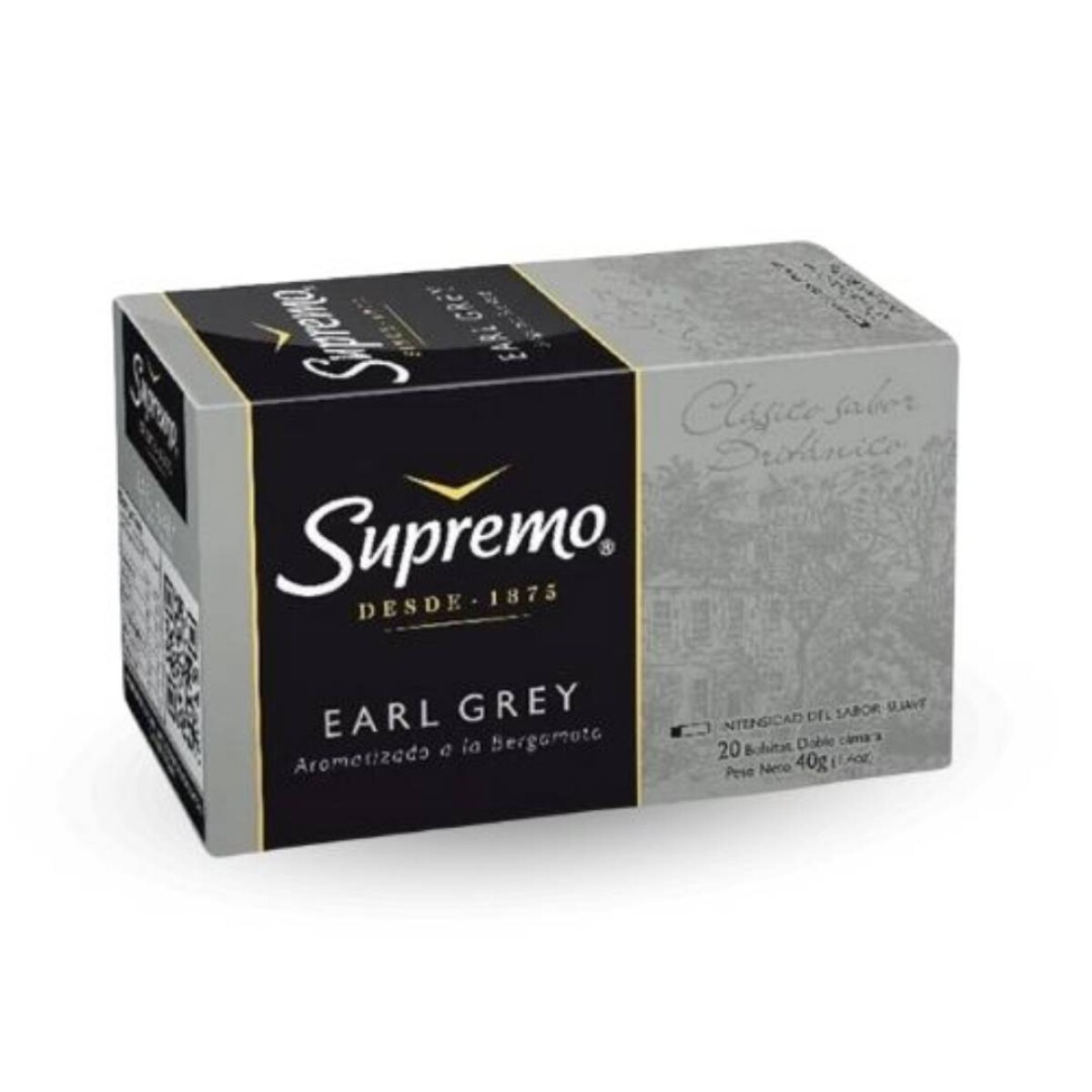 Té Supremo 20 sobres - Earl Grey Bergamota — Tienda Soy Santander