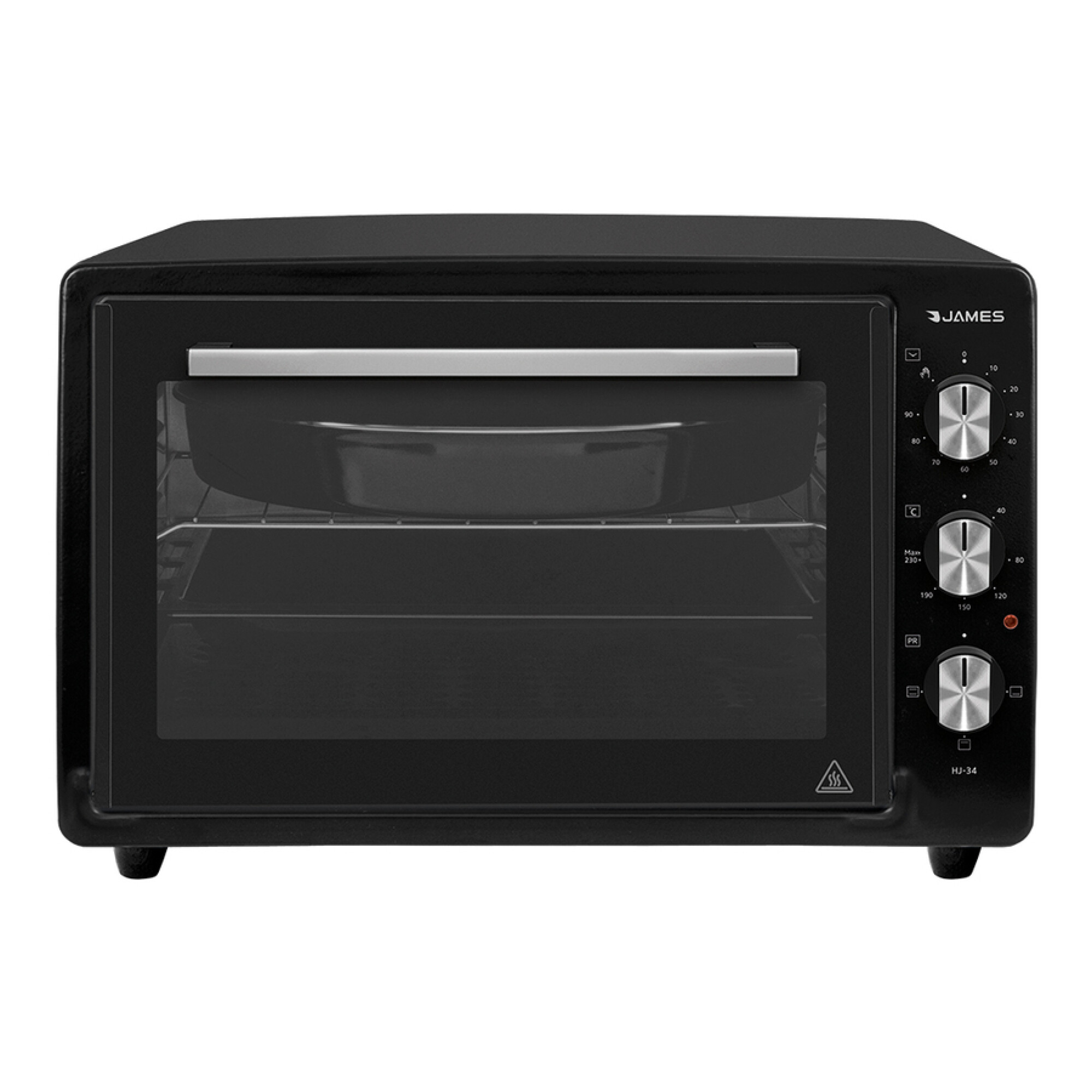 Horno James Hj 34 Negro Electrico 1300w 34 Litros — La Tentación