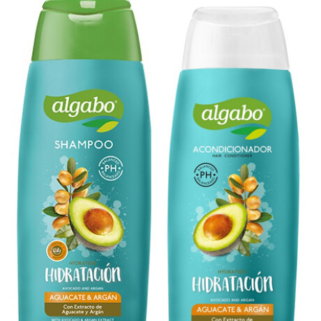 PACK SHAMPOO + ACO ALGABO 400 ML AGUACATE & ARGAN — El Clon