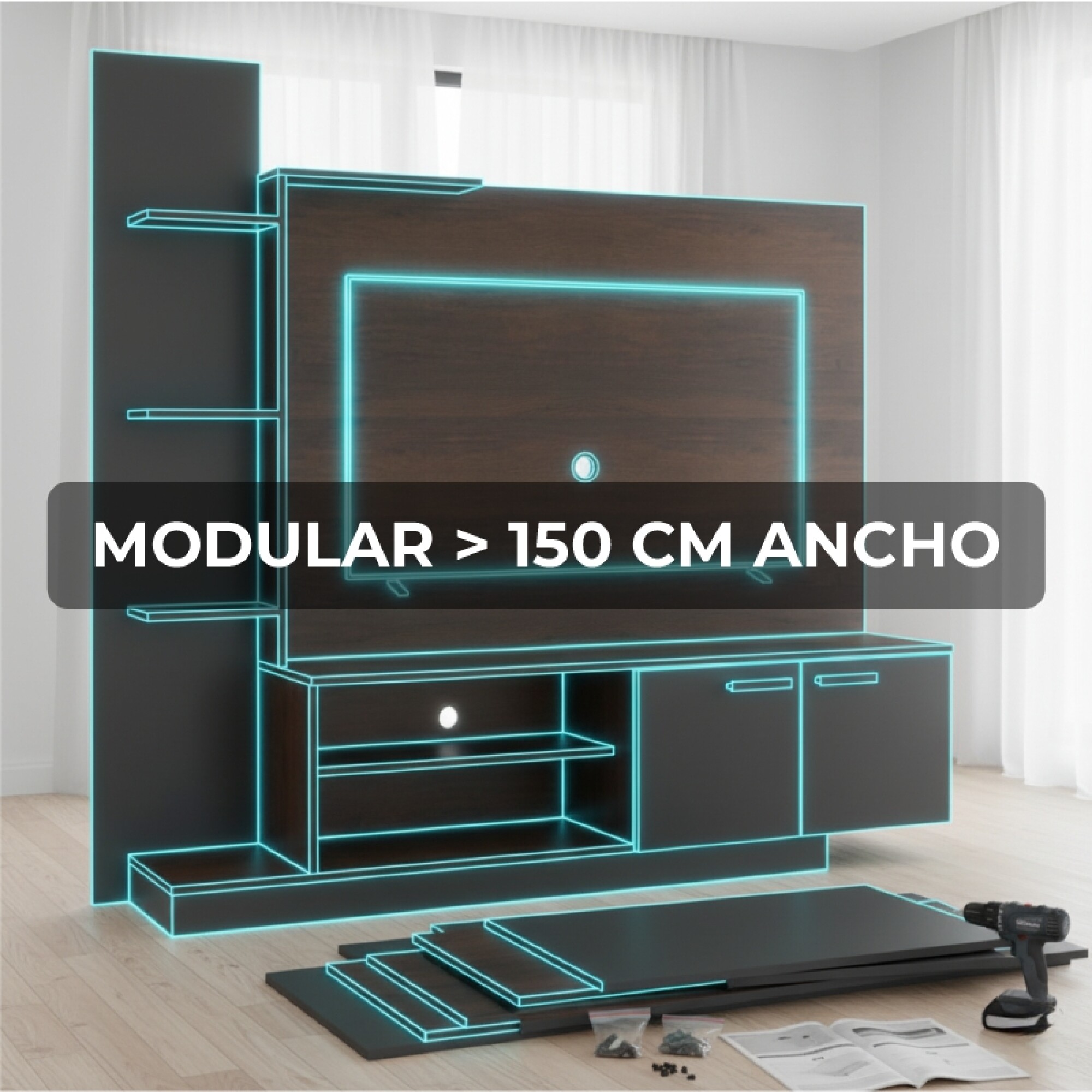 Armado de mueble MODULAR > 150 CM. | Servicio Profesional Mulata ...