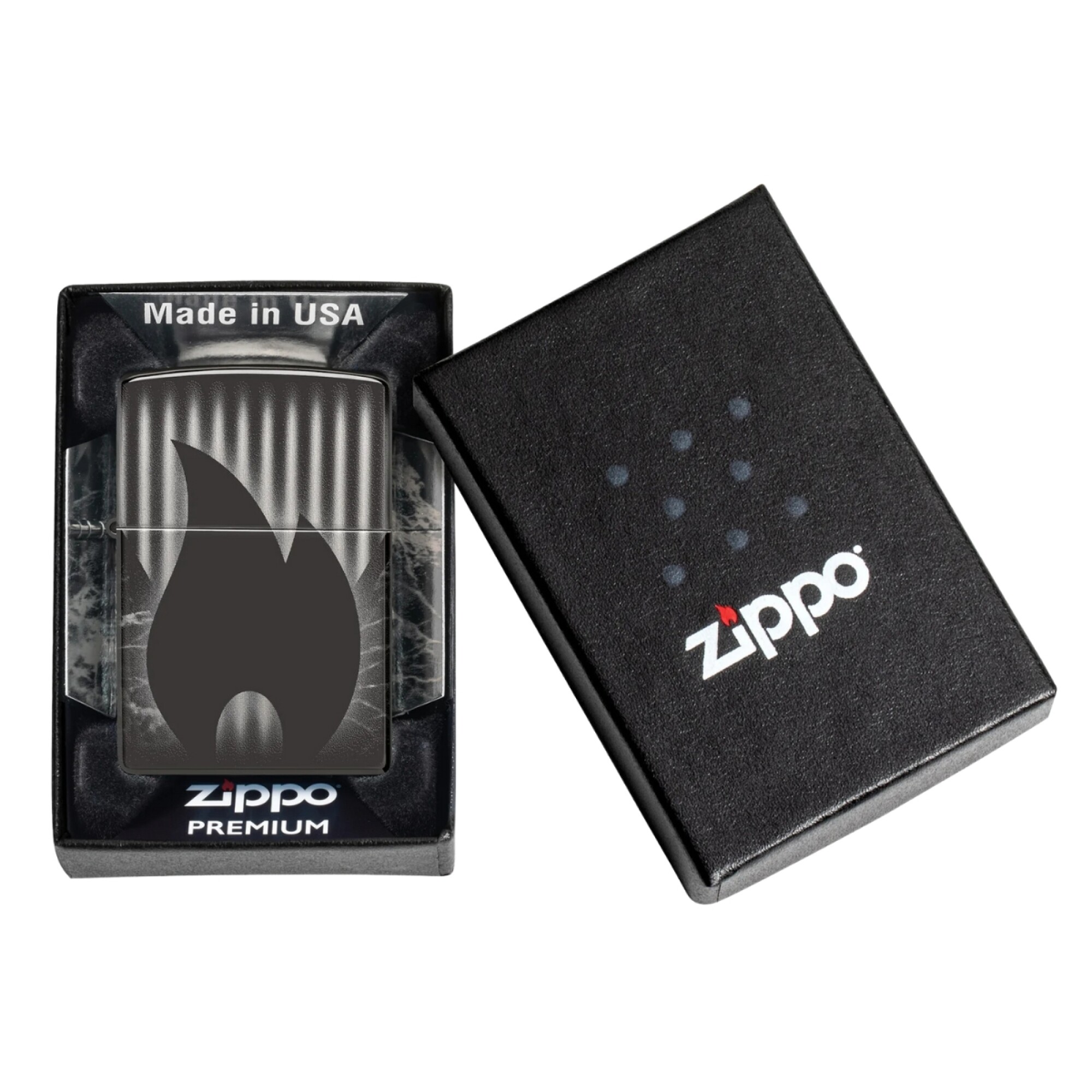 Zippo encendedor diseño llama 48738 — Aventureros