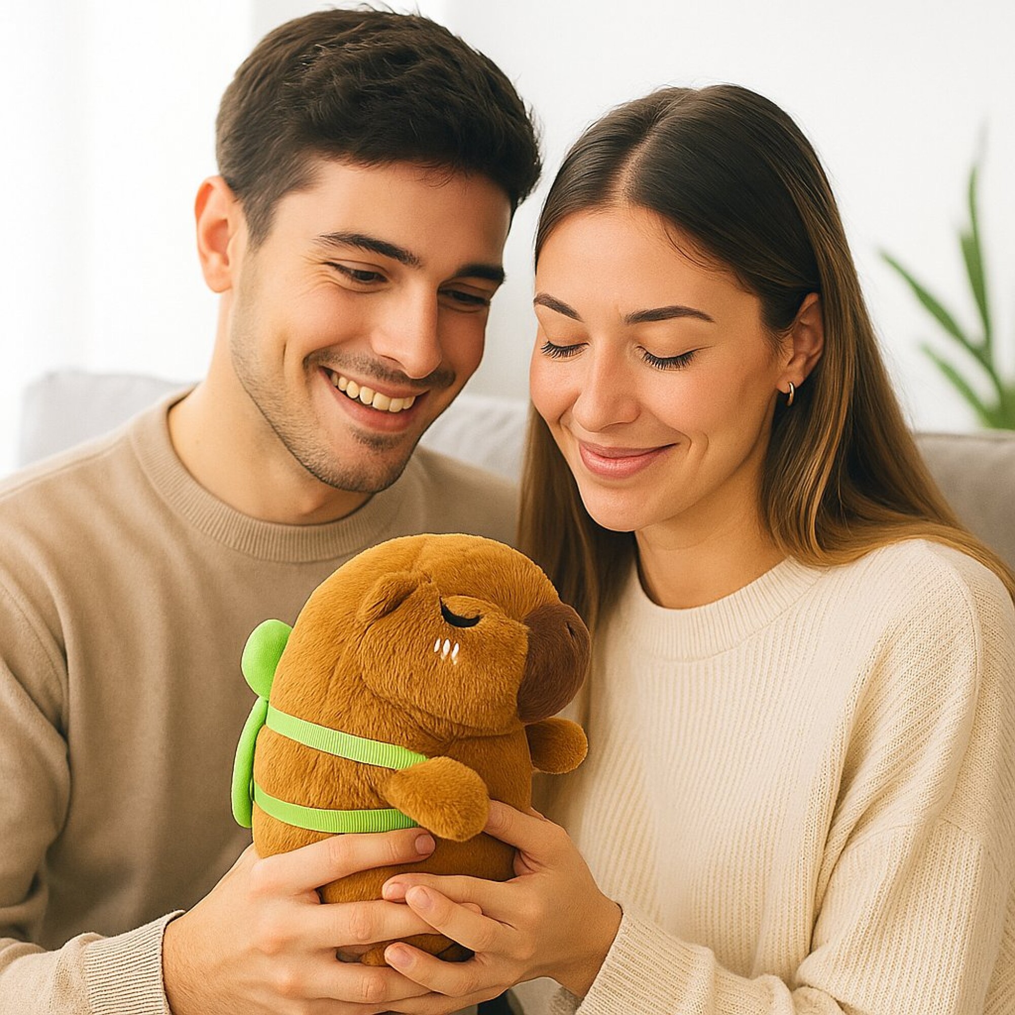 Peluche Capibara Carpincho Capibara Con Mochila De Tortuga - Variante ...