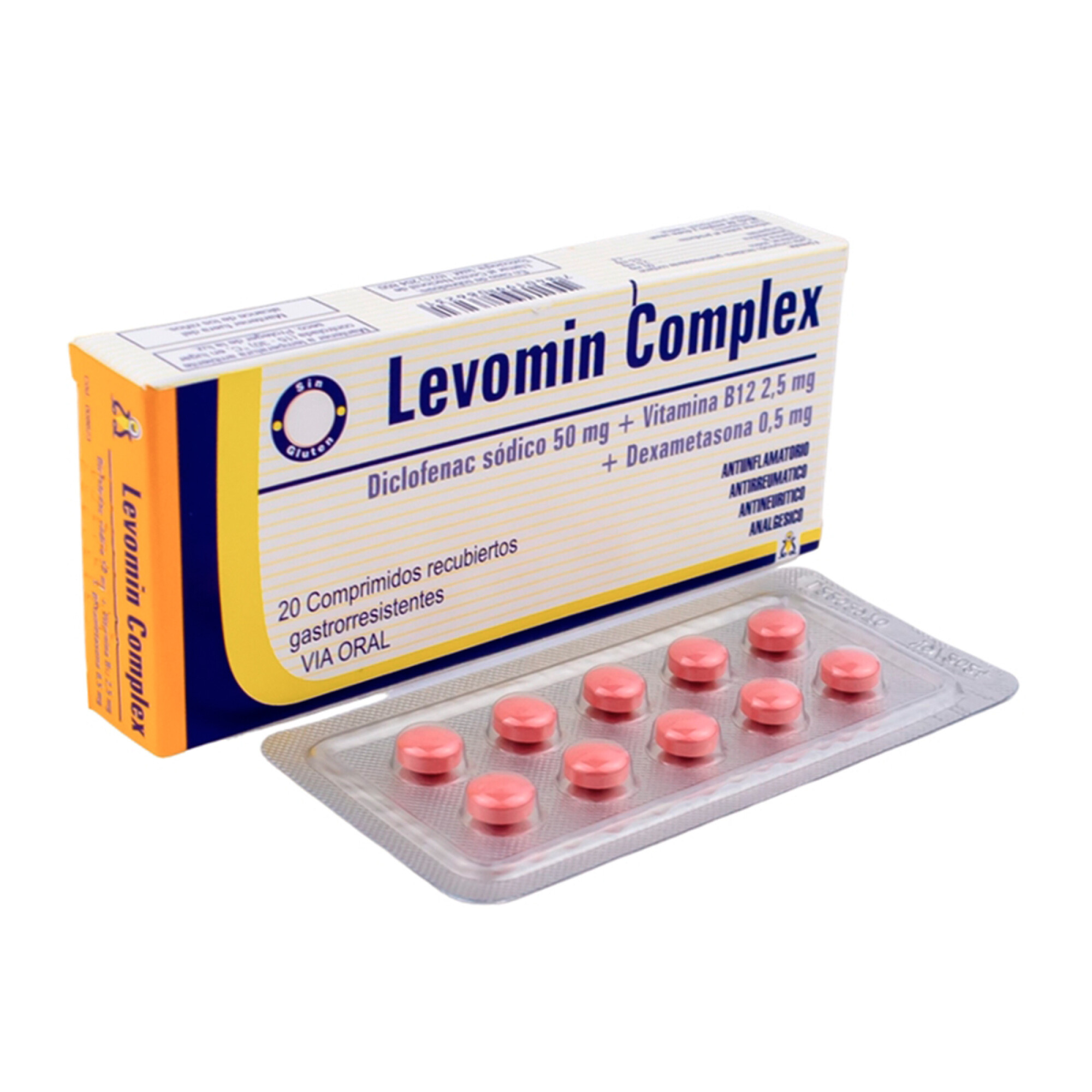 LEVOMIN COMPLEX CJ X 20 COMPRIMIDOS — Farmacenter