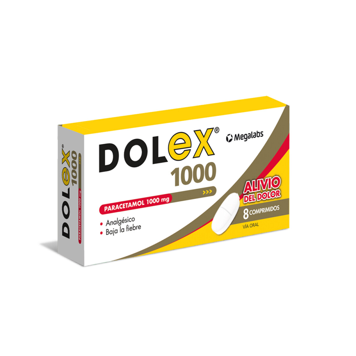 Dolex 1000 Mg 8 Comp. — Farmacia El túnel