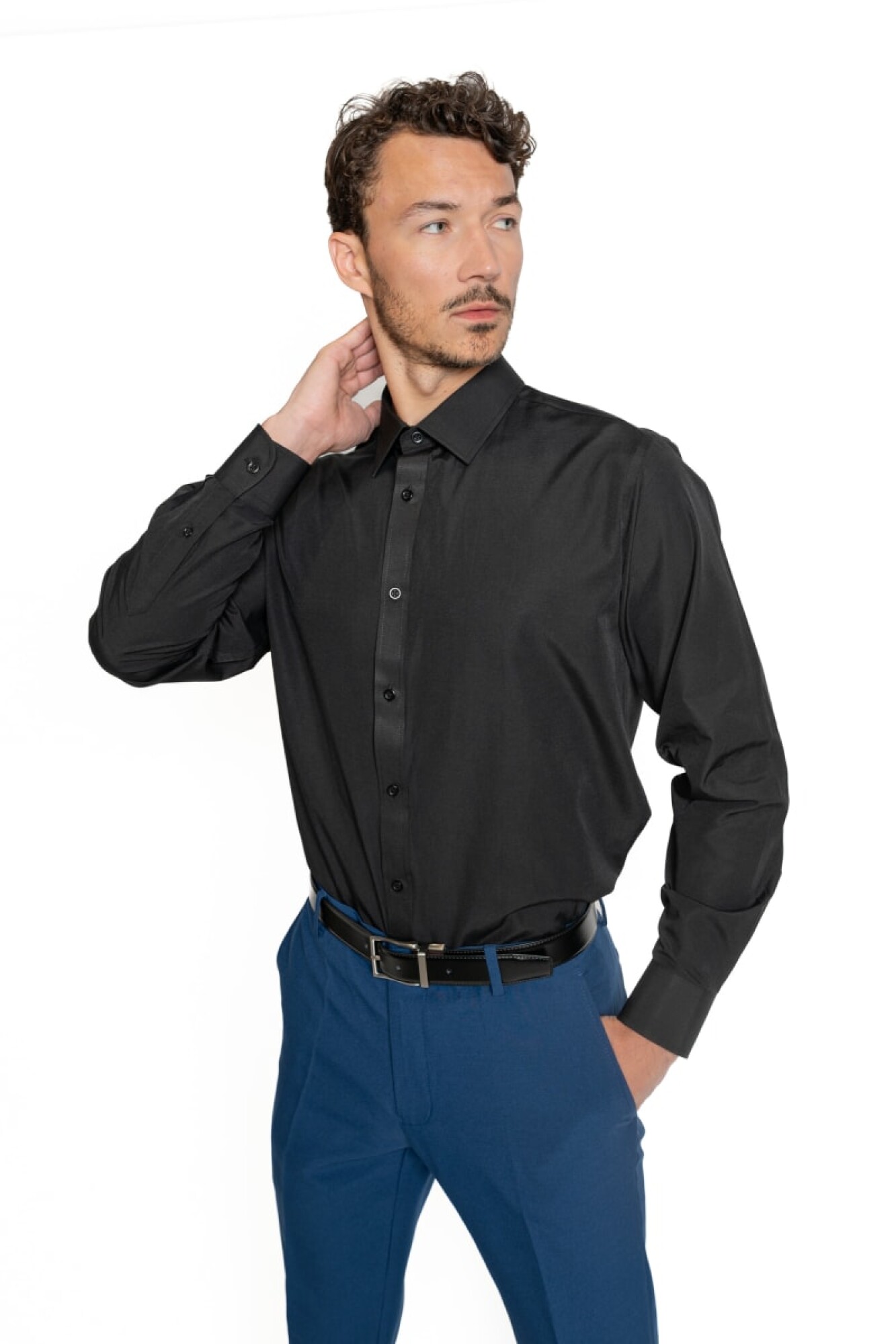 Camisa Basic - NEGRO — ALTOCONCEPTO