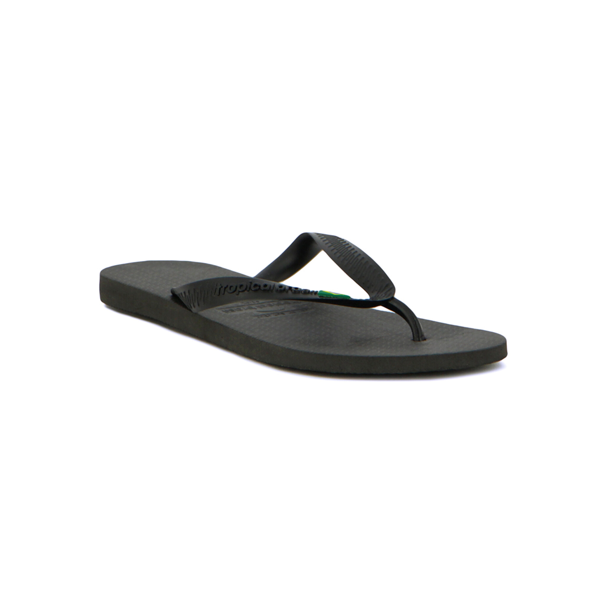 Chanclas Tropical Brasil Ojota Basic De Hombre - Negro - Negro — Macri