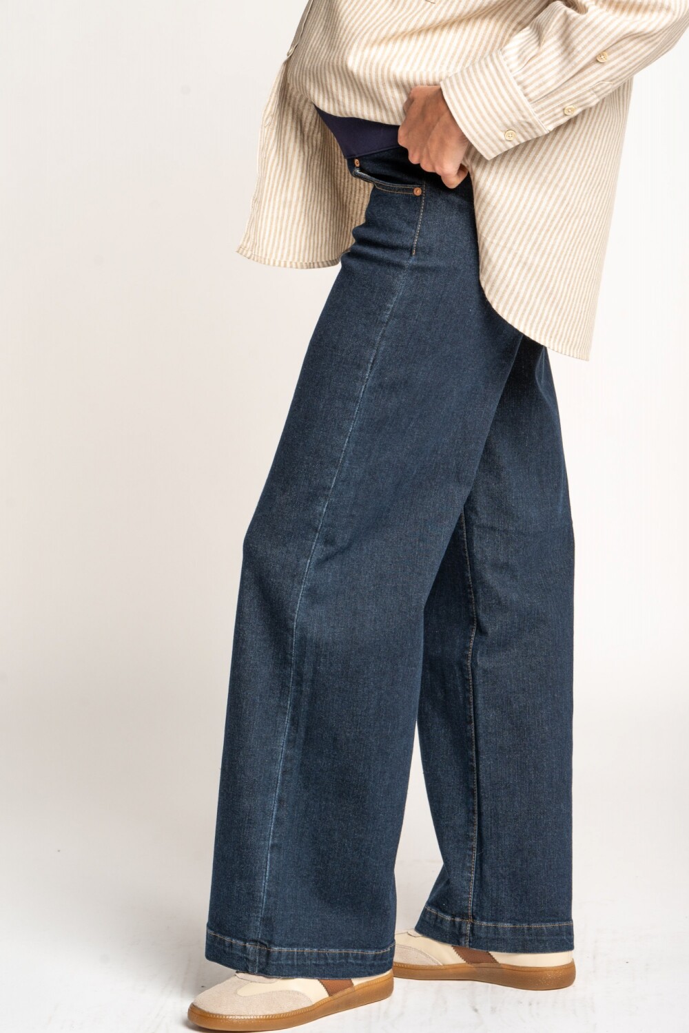 Jean Mama Wide - Denim — Lemon