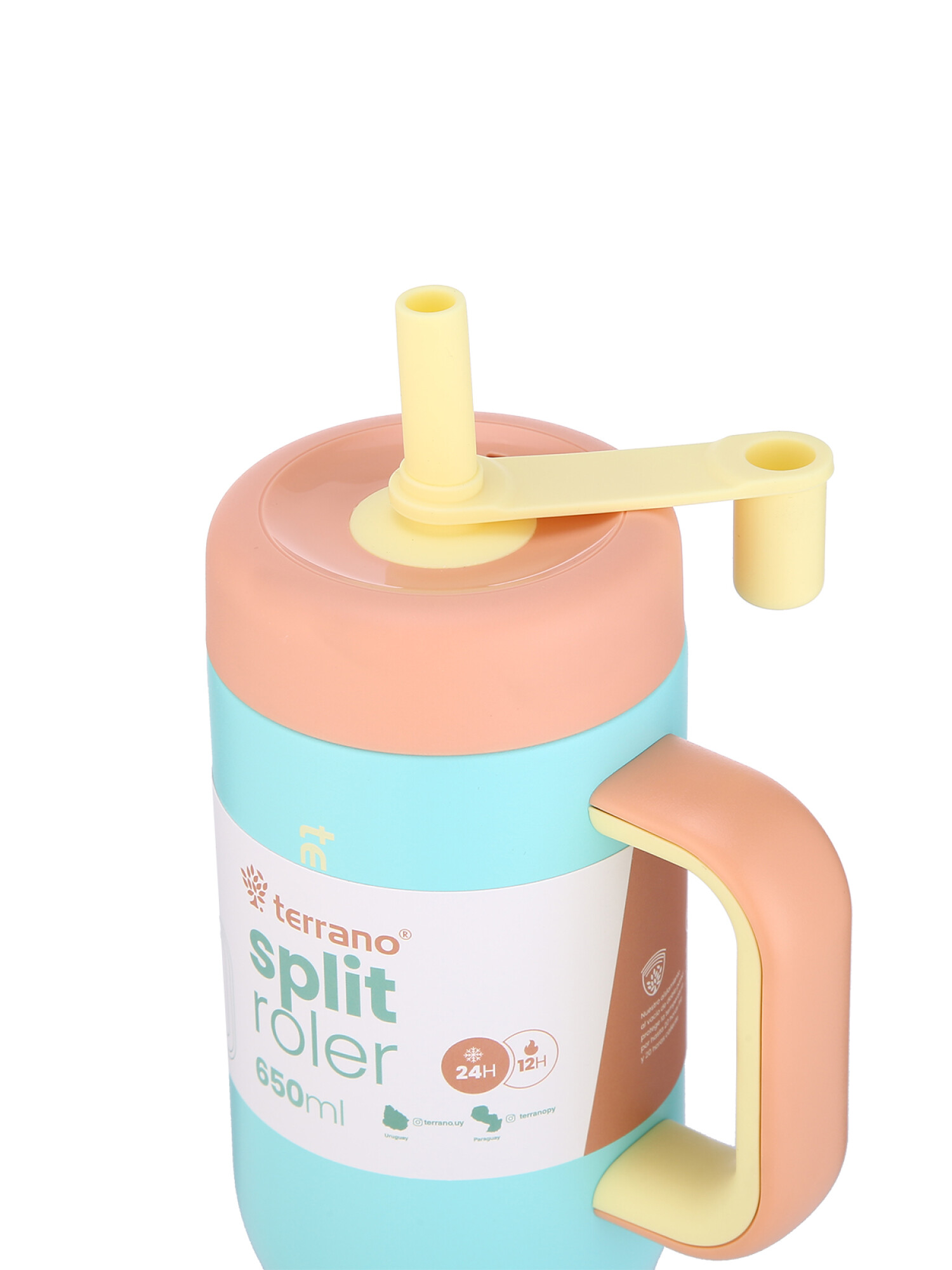 VASO SPLIT ROLER 650ML. - Celeste — Terrano
