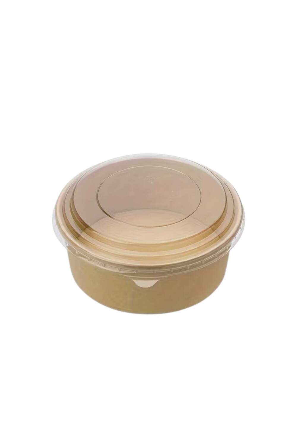 Bowl descartable 450 ml con tapa transparente — PaperPack