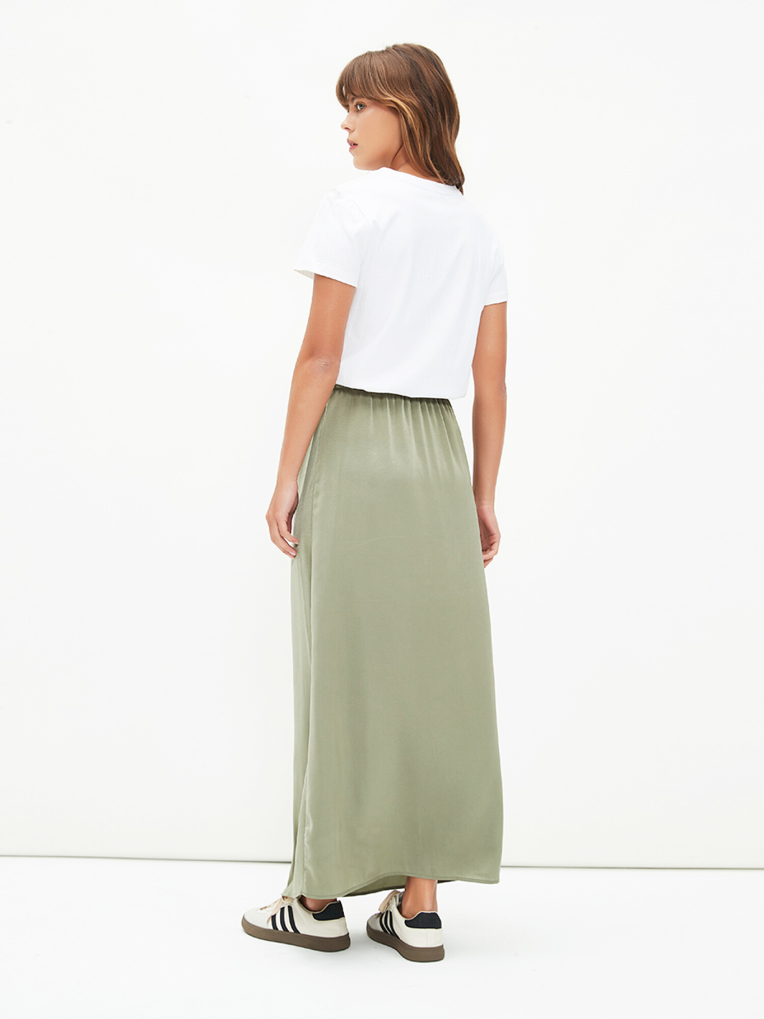 FALDA LAURA - OLIVA — Guapa