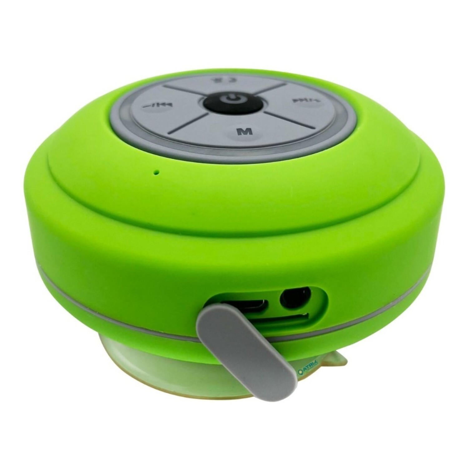 Parlante Bluetooth Ducha Ventosa Rgb Radio Fm Calidad - Color Variante Verde — Atrix