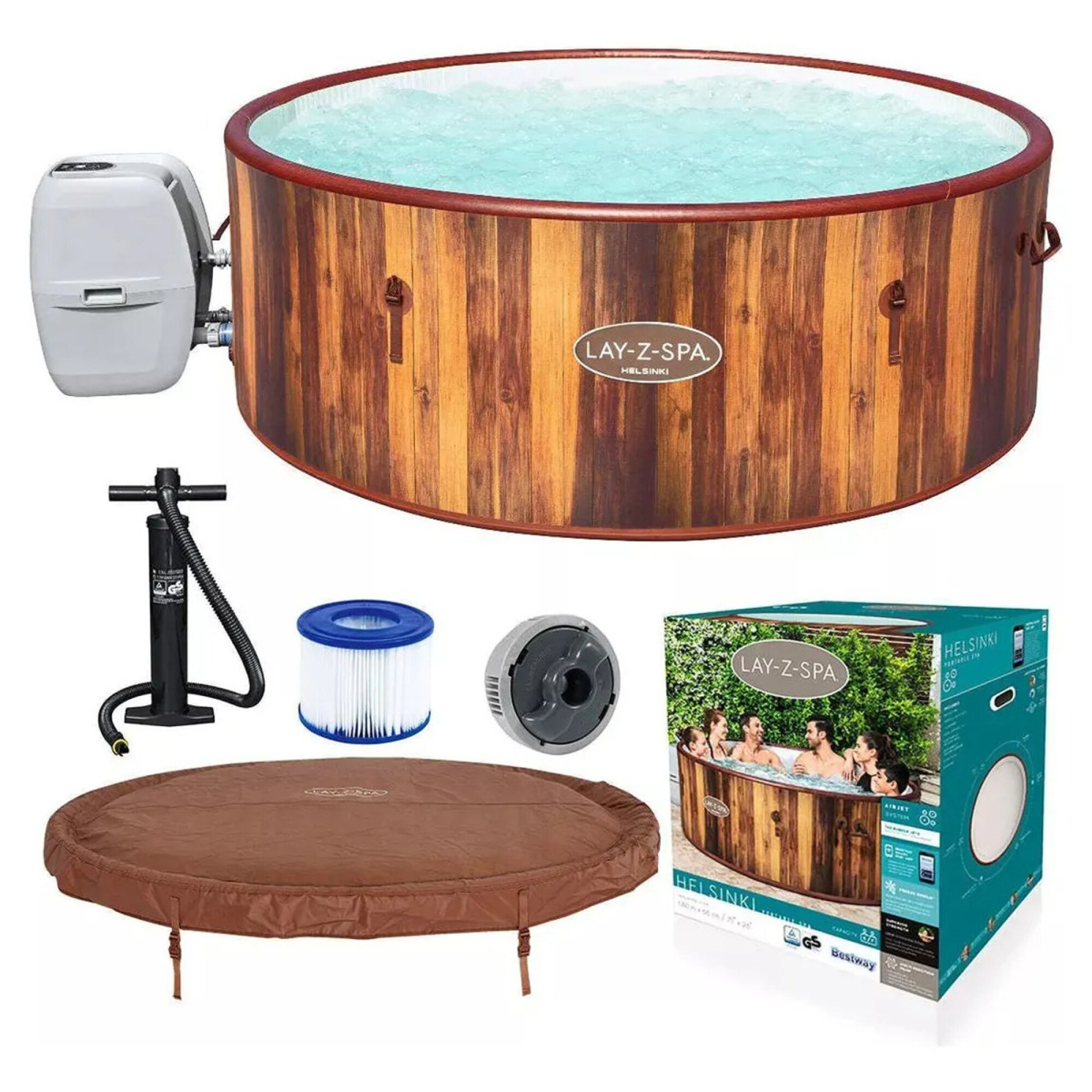 Bestway Spa Inflable 1123L Bañera Hidromasajes 7 Personas — El Rey del ...