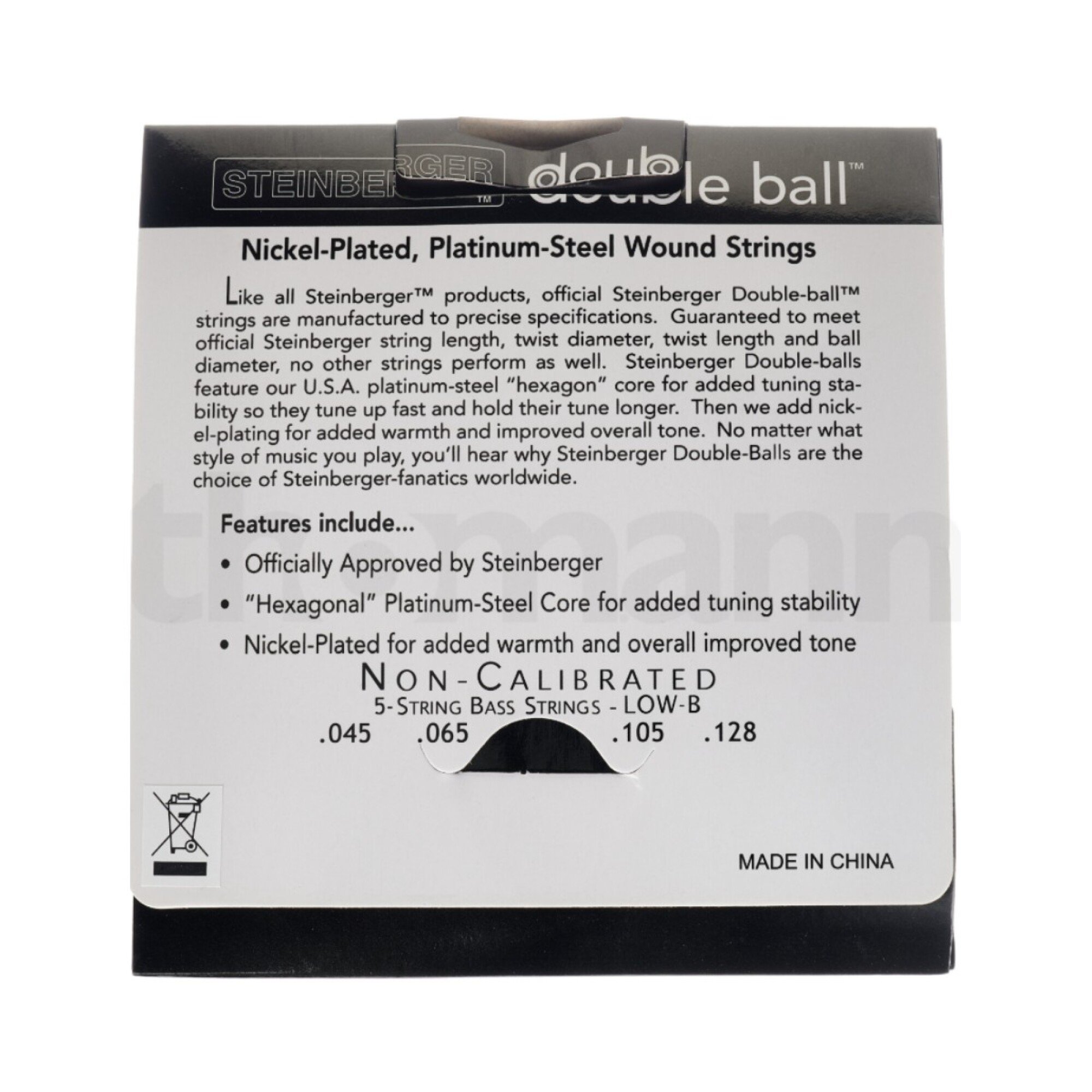 ENCORDADO BAJO STEINBERGER 045-128 5ST — Woofer