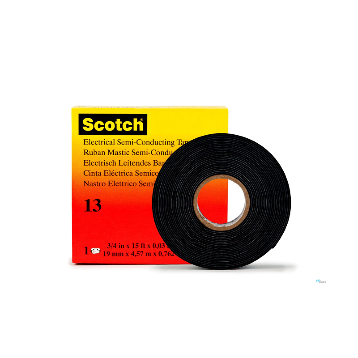 Cinta Scotch 13 semi-conductora 19mm x 4,5 mt. - T50000 — Fivisa