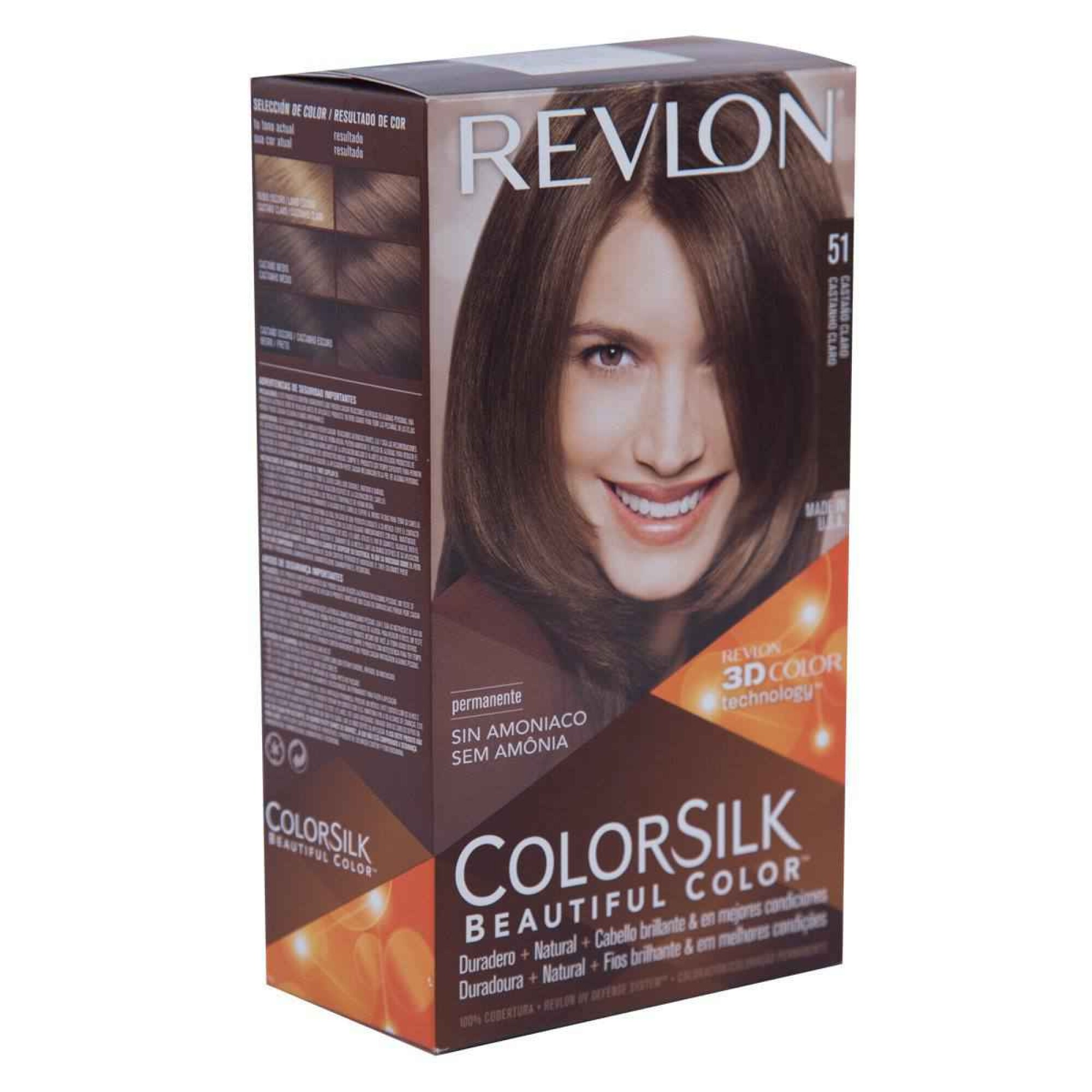REVLON COLORSILK LIGHT BROWN 51N UNID. — Farmacenter