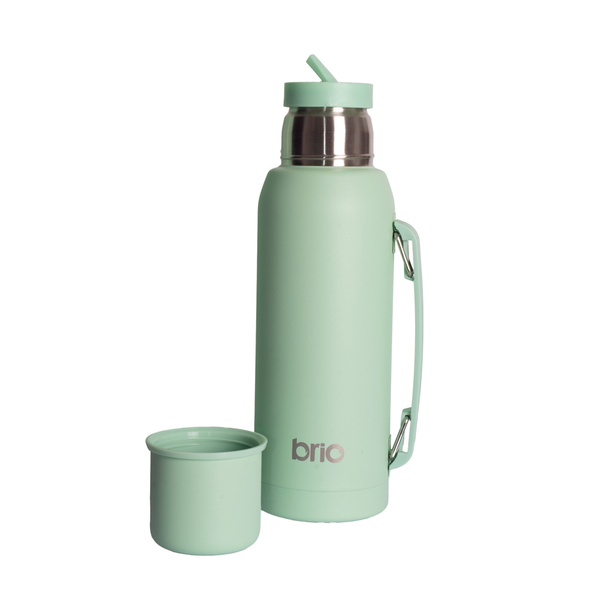 Termo 1 Litro Acero Inox brio Con Pico Cebador - Menta — Lasa