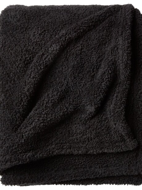 Manta throw HASSELURT pelo 130x170 negro — JYSK