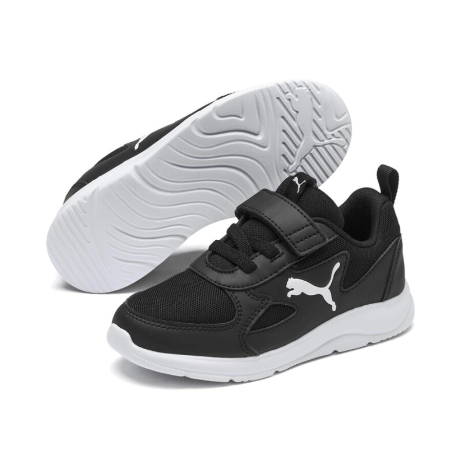 PUMA FUN RACE AC PS - NEGRO — Vezzo Calzados
