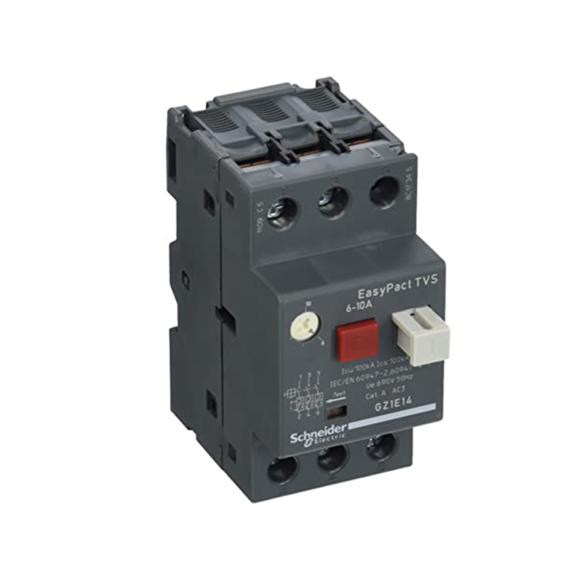 Guardamotor termomagnético DIN 6-10A - TL2049 — Fivisa