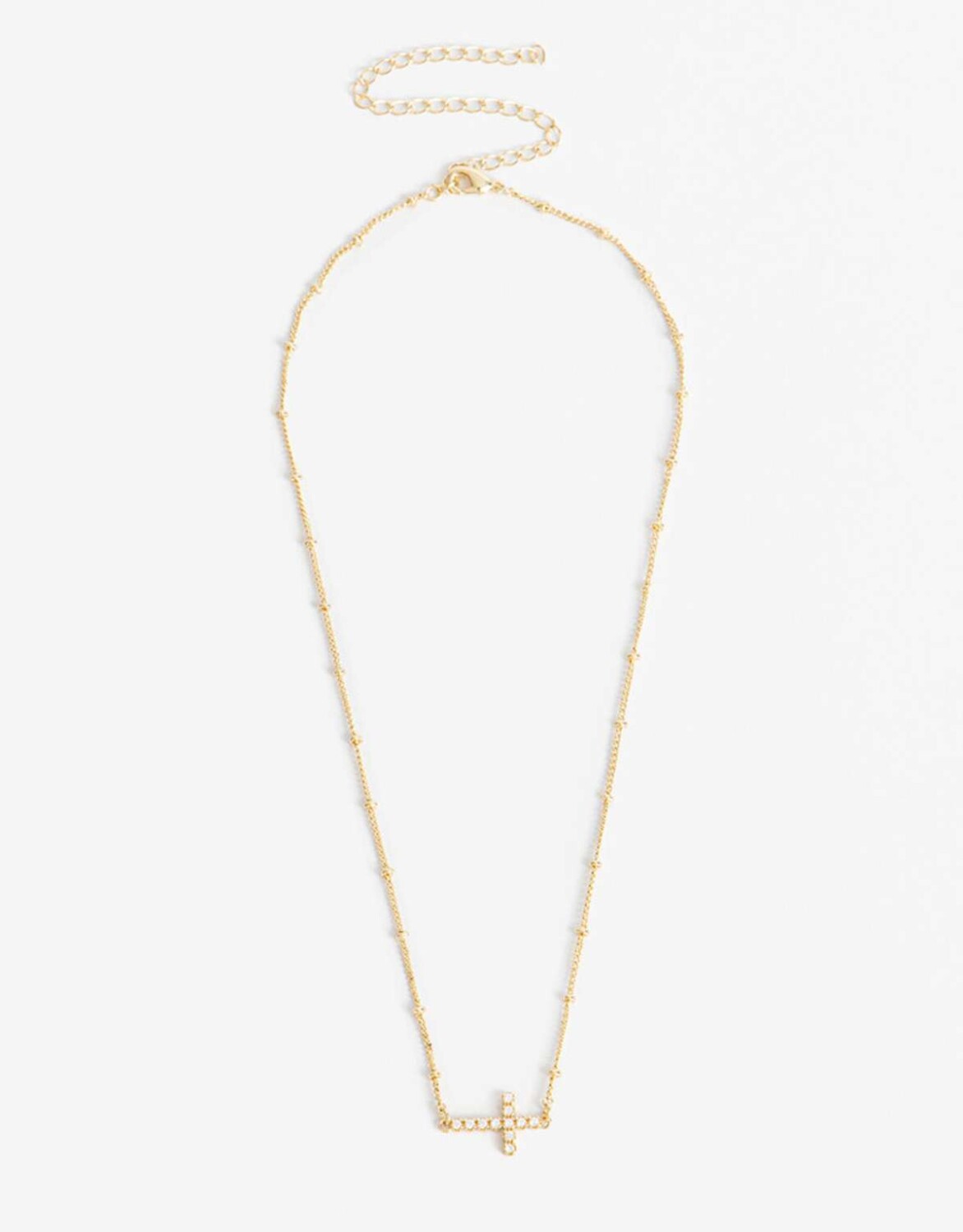 Cadena Corta con Dije Cubic zirconia - Dorado — Tienda Soy Santander