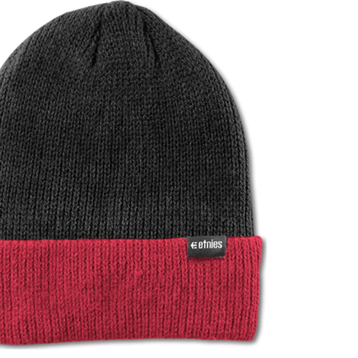 GORRO etnies WAREHOUSE BLOCK BEANIE - Black/Red — Zooko