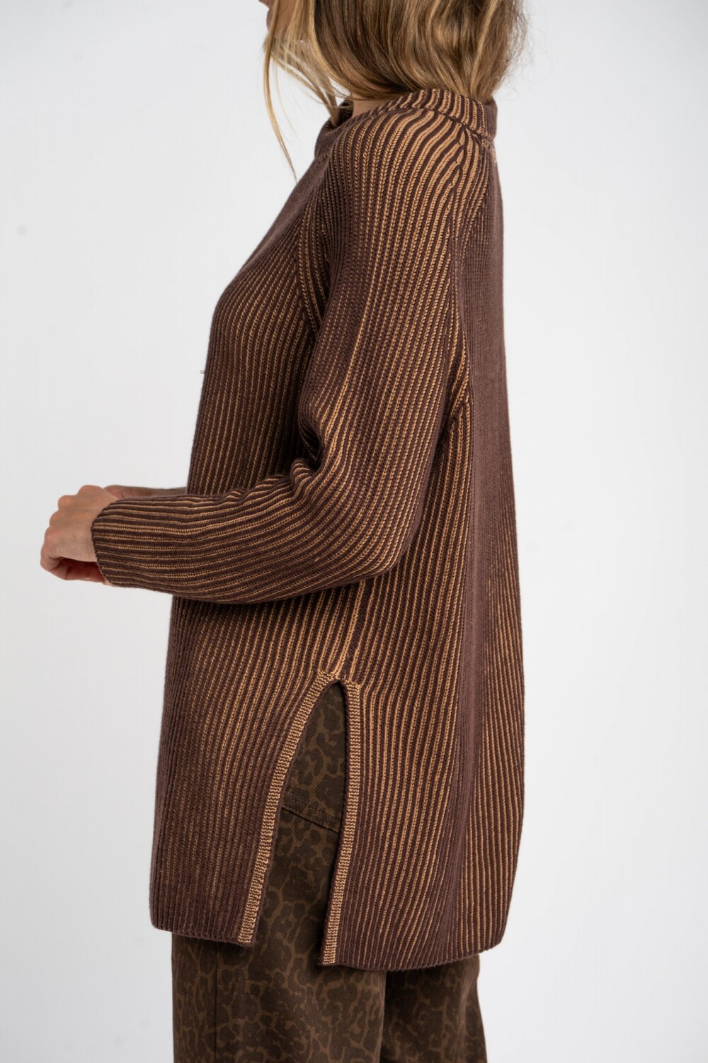 Sweater Texturado - Chocolate — Lemon