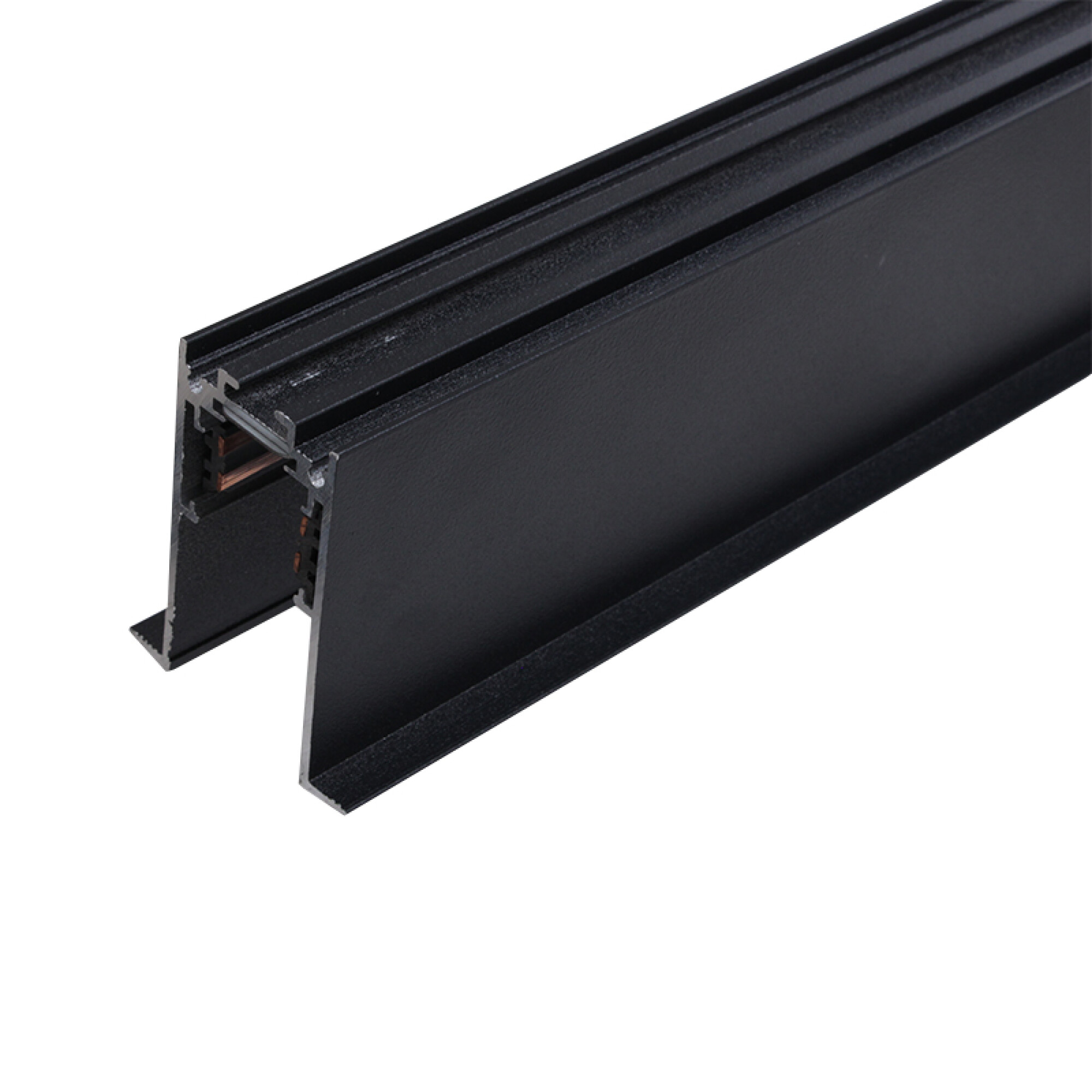 Riel magnético de 2 metro, negro, para embutir - IX4306 — Fivisa