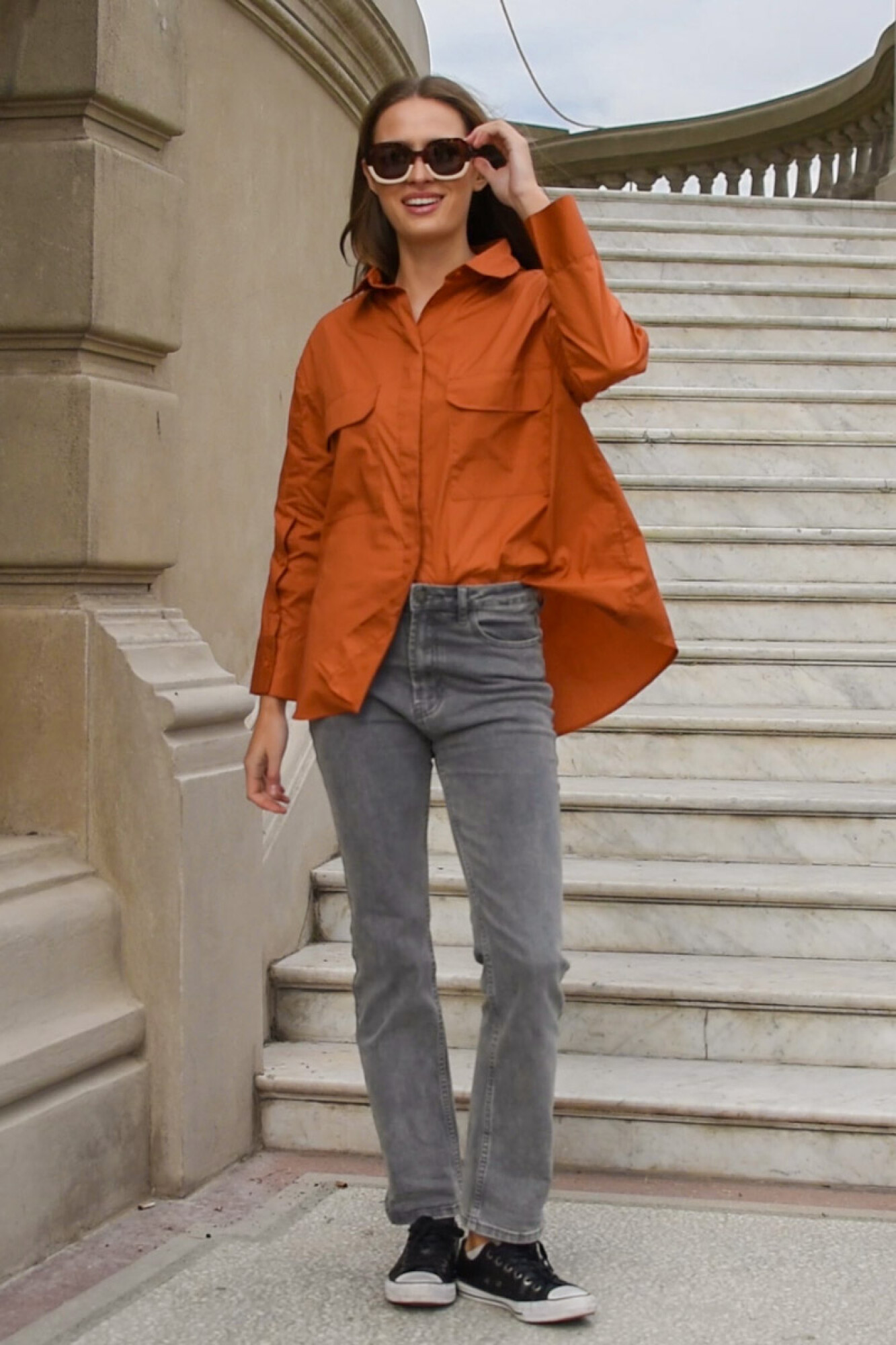Camisa Cloe - Terracota — Mix UP