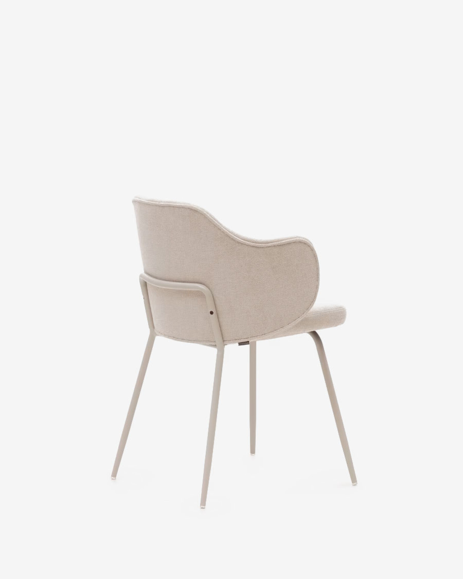 Silla Yunia - beige con patas de acero con acabado pintado beige — Kave ...