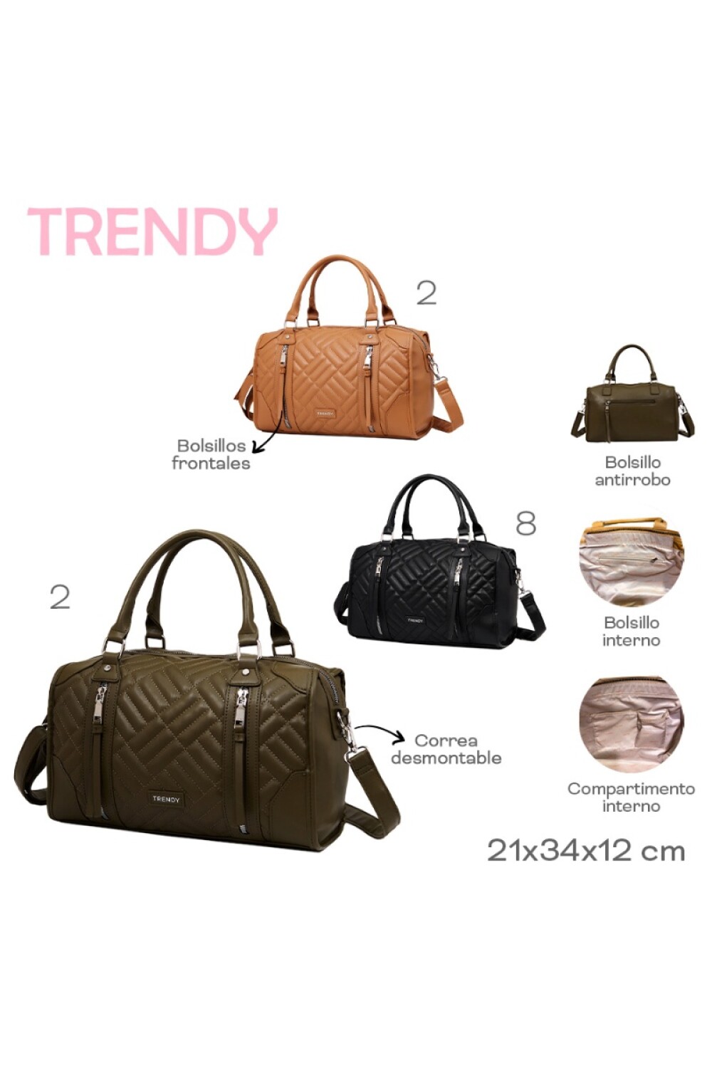 Cartera Trendy - Negro — Canva Store