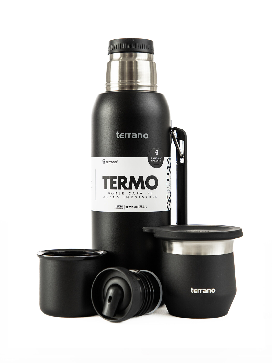 Kit Termo 1 LT Base de Silicona + Mate flap - Negro — Terrano