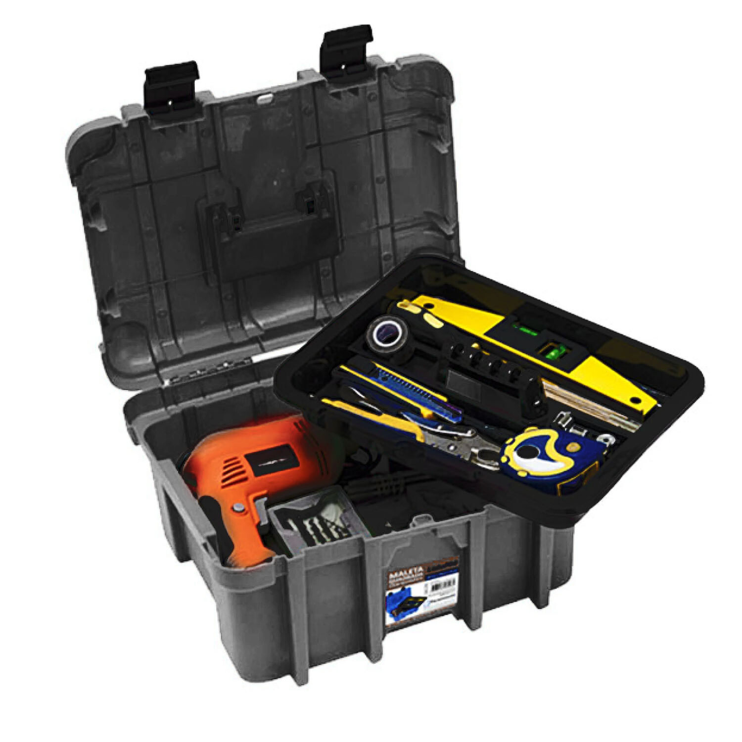 Valija Paramount Plástica para Herramientas PRO 41X32X21Cm - Amarillo — HTS