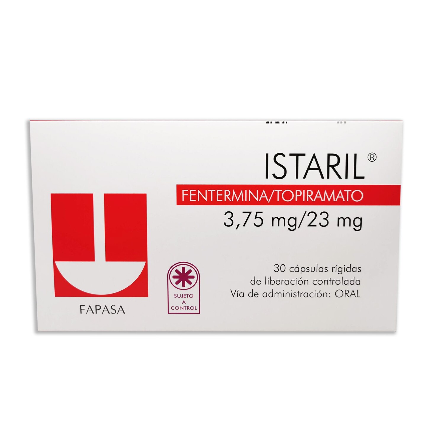 ISTARIL 3,75 MG. / 23 MG. CJ X 30 COMP. — Farmacenter