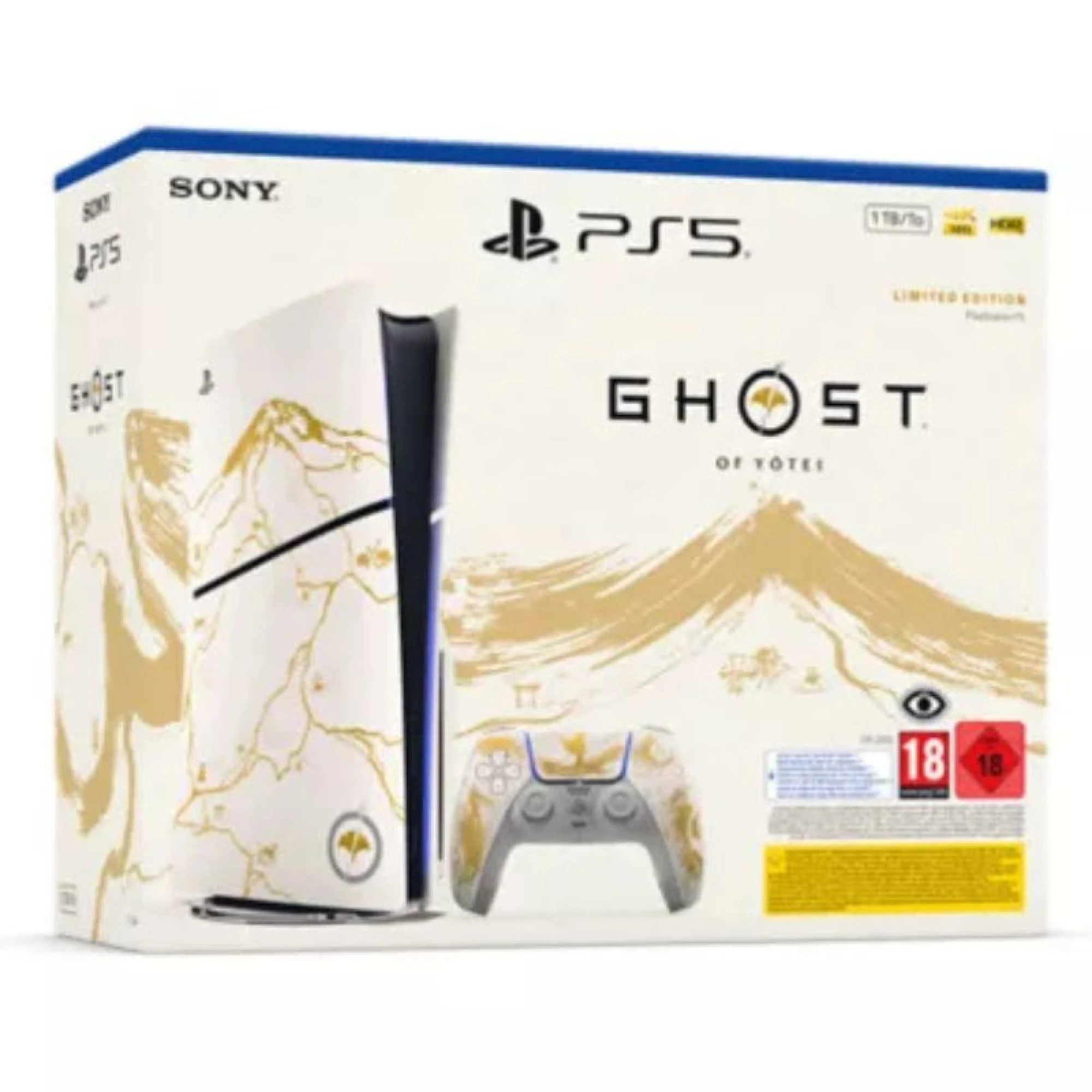 Consola PS5 Slim 1Tb Standard Ghost Of Yotei — Alemania Cell PY