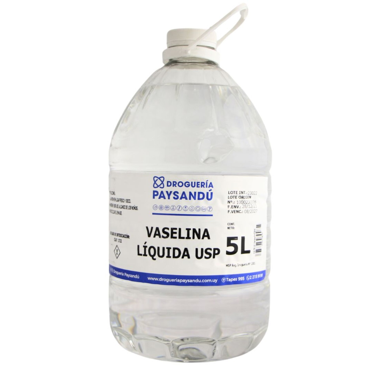 Vaselina Líquida - 5L — Droguería Paysandú