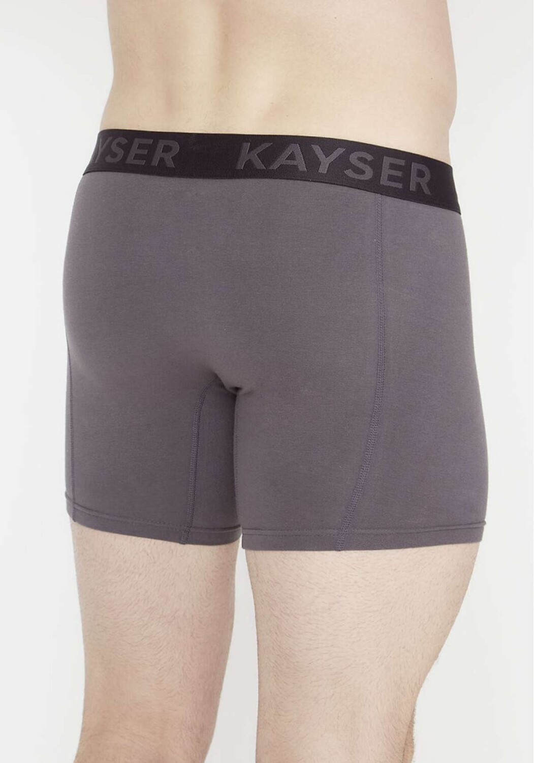 93-400 boxer largo liso - Gris oscuro — Tienda Soy Santander