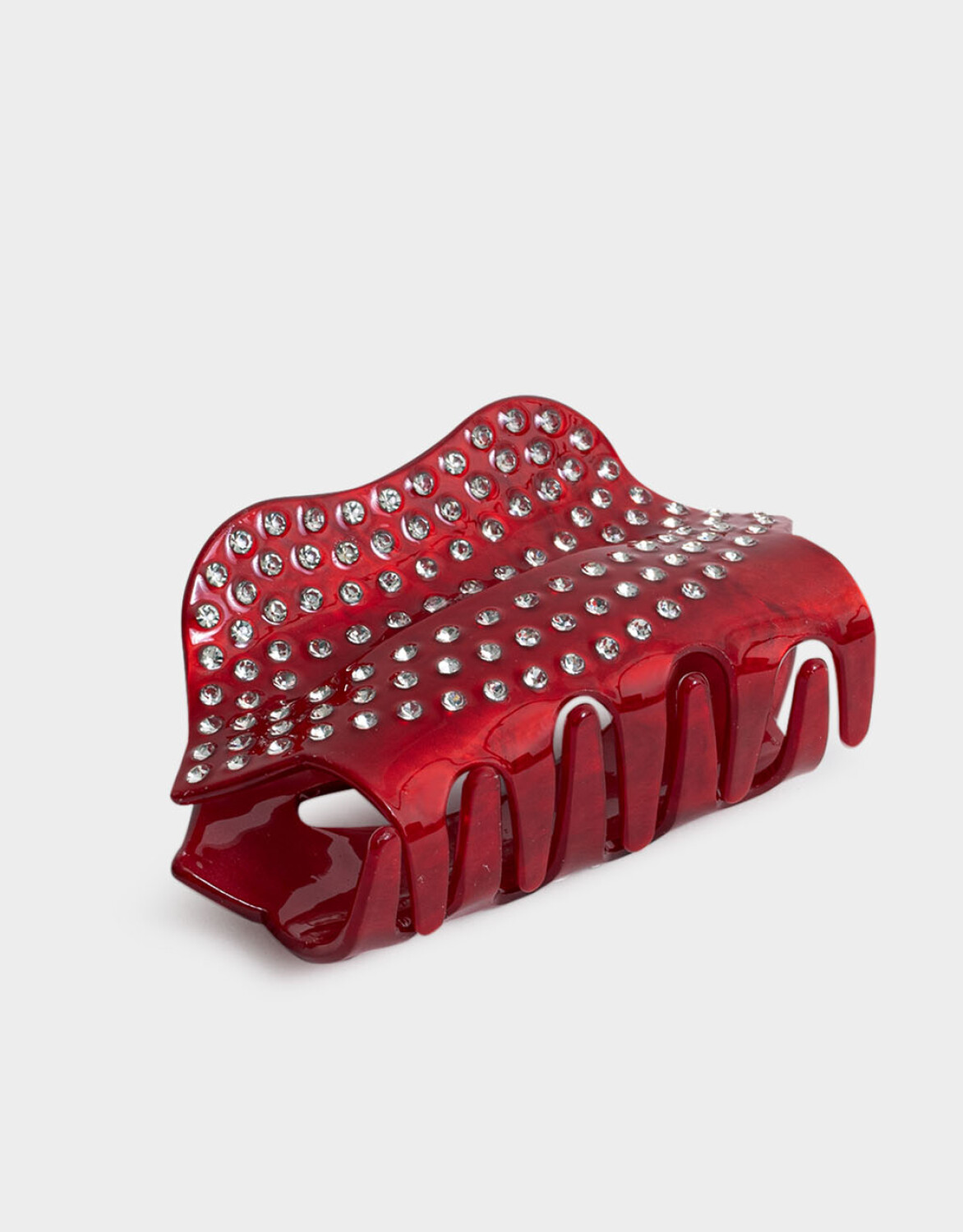 Broche Acrílico Boca Strass — Todomoda