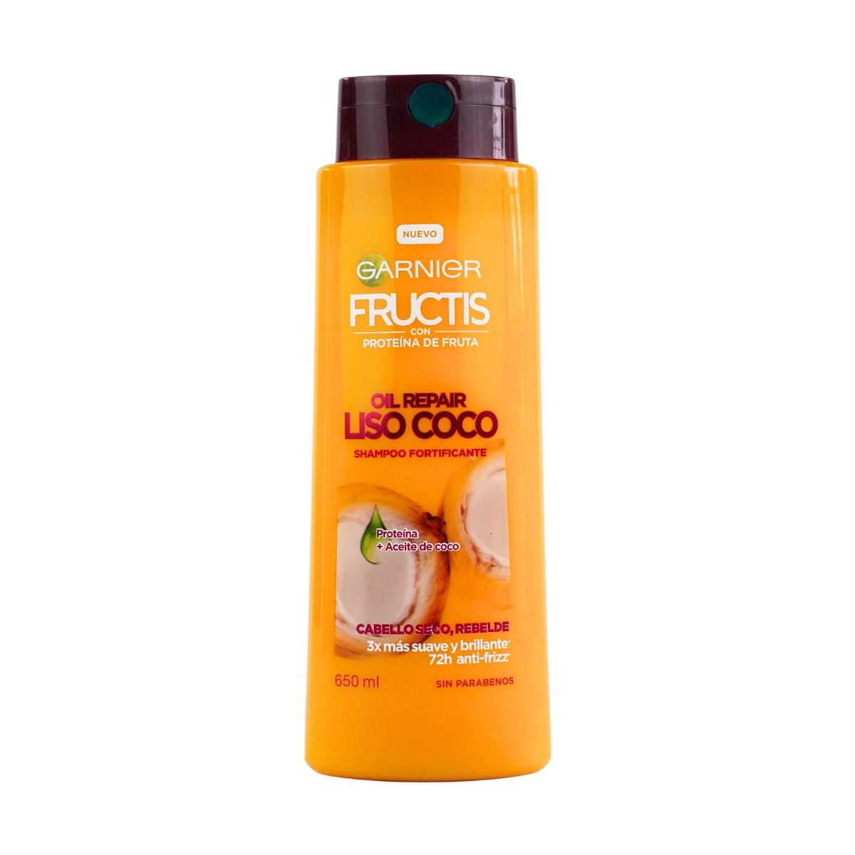 Shampoo Fructis liso coco — El Clon