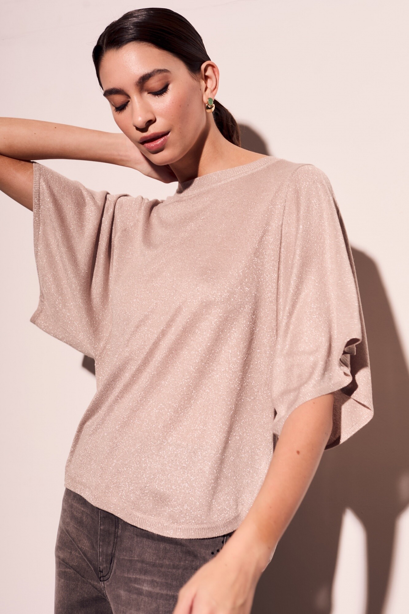 Sweater Lurex - Rosa — Lemon