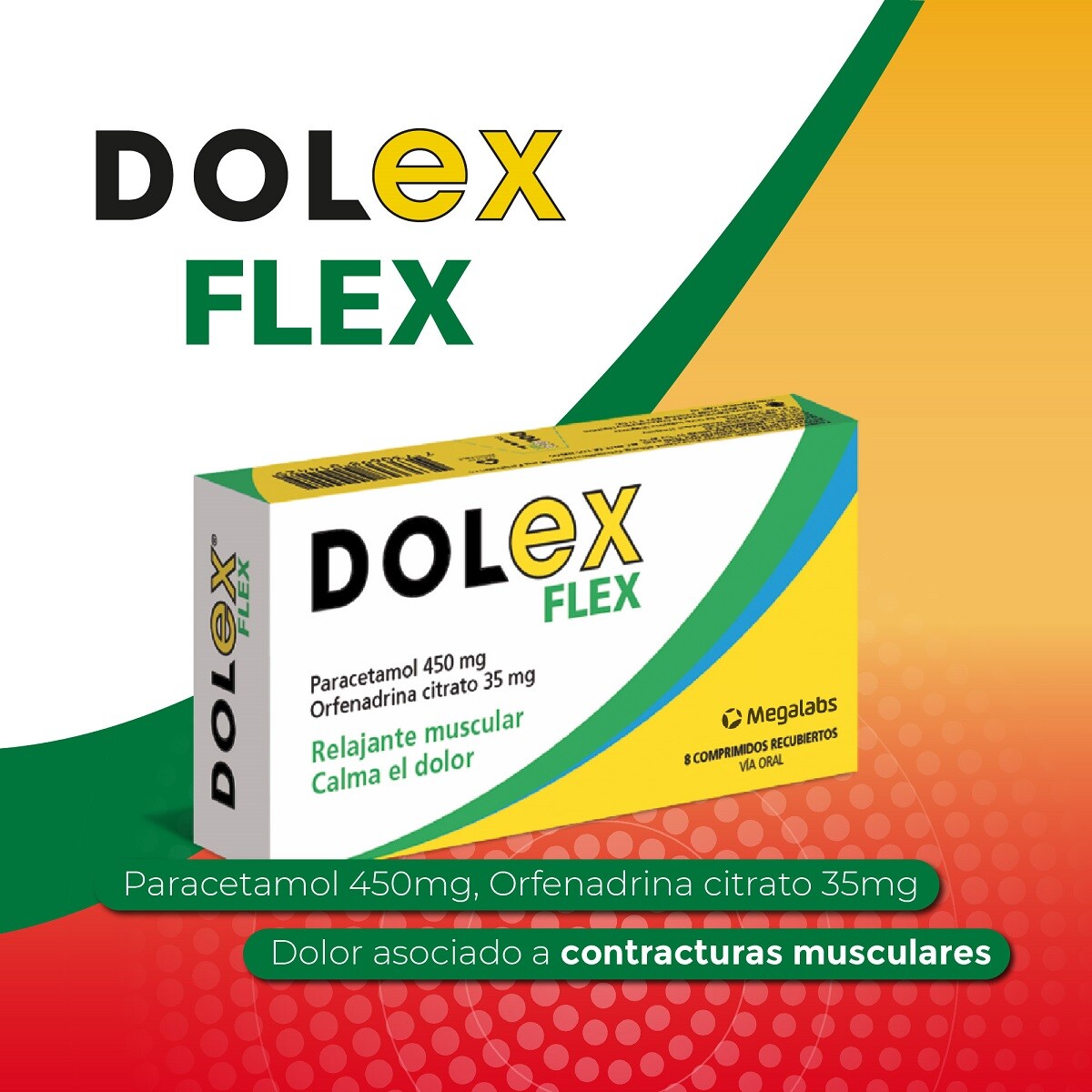 Dolex Flex 8 Comp. — Farmacia El túnel