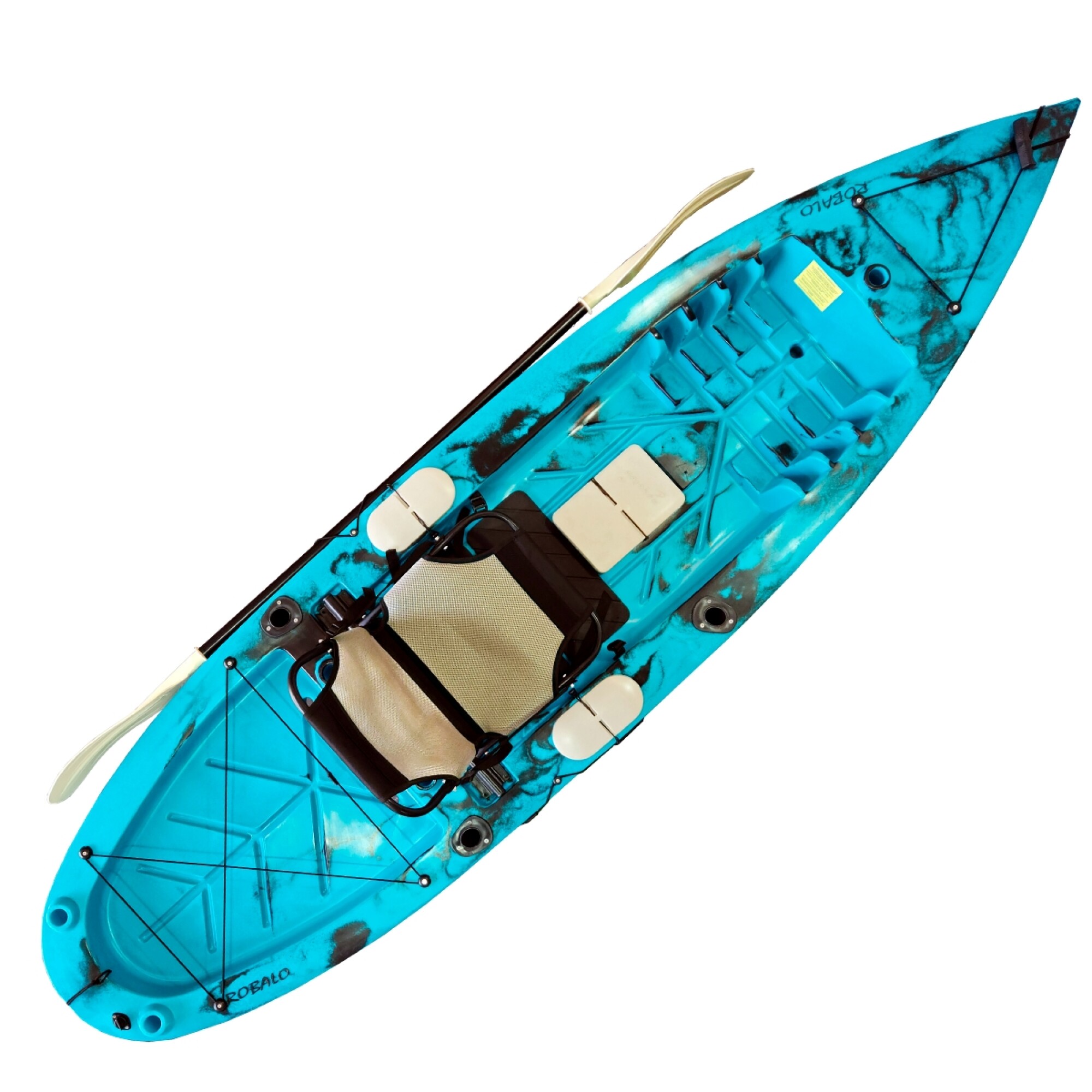 Kayak de pesca Robalo LIGHT - Azul neón — Aventureros