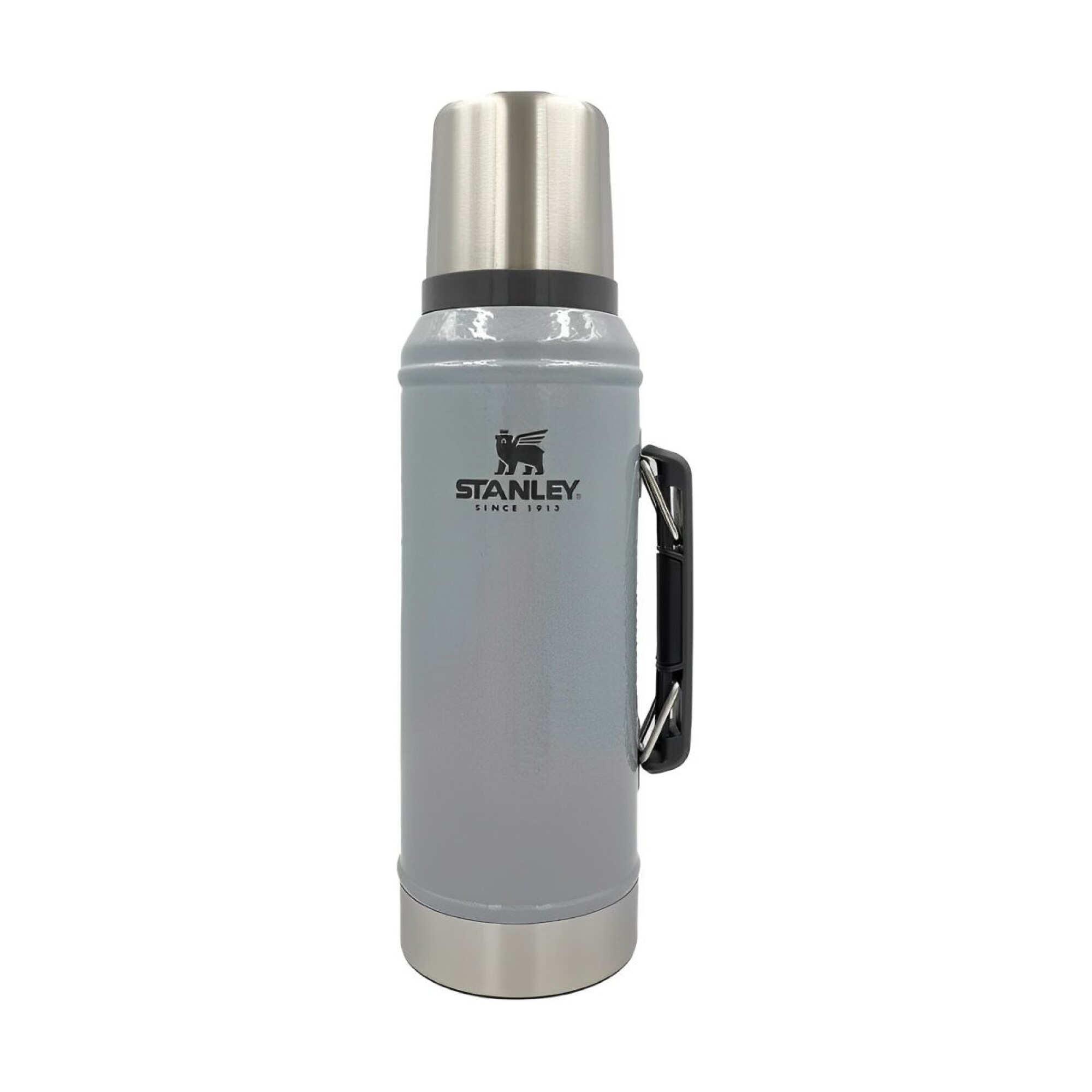 TERMO STANLEY CLASSIC GRIS MARTILLADO 940ML C/MANIJA — Magnum