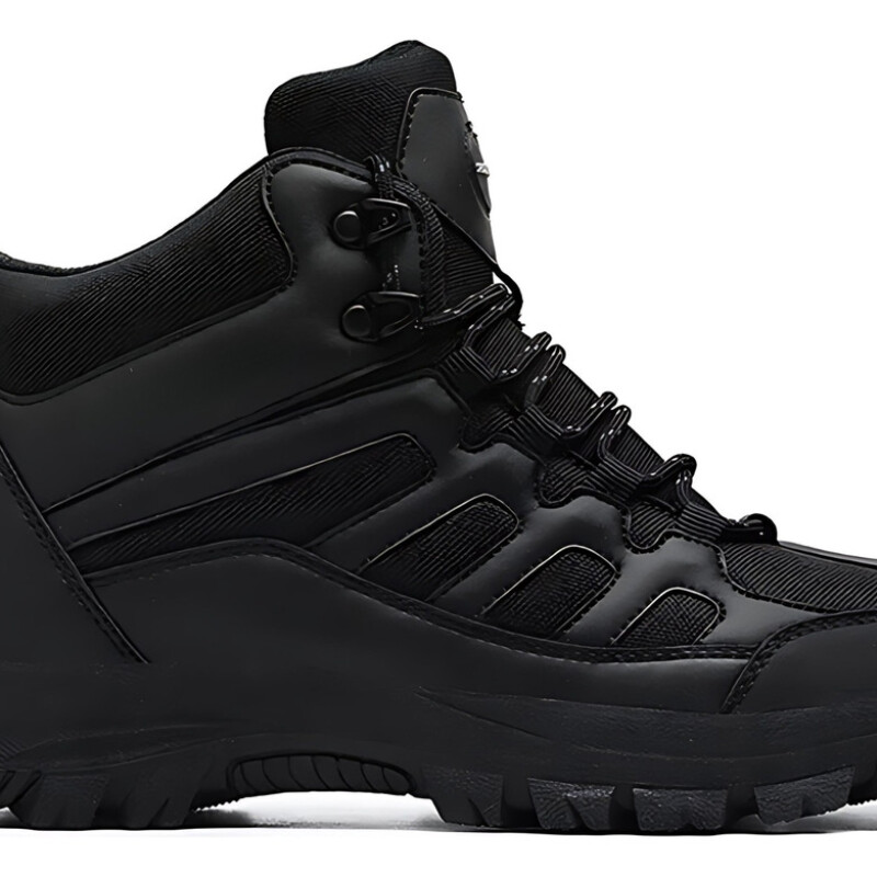 Calzado Botas De Trekking Para Adulto Tipo Borcego Negras - Negro ...