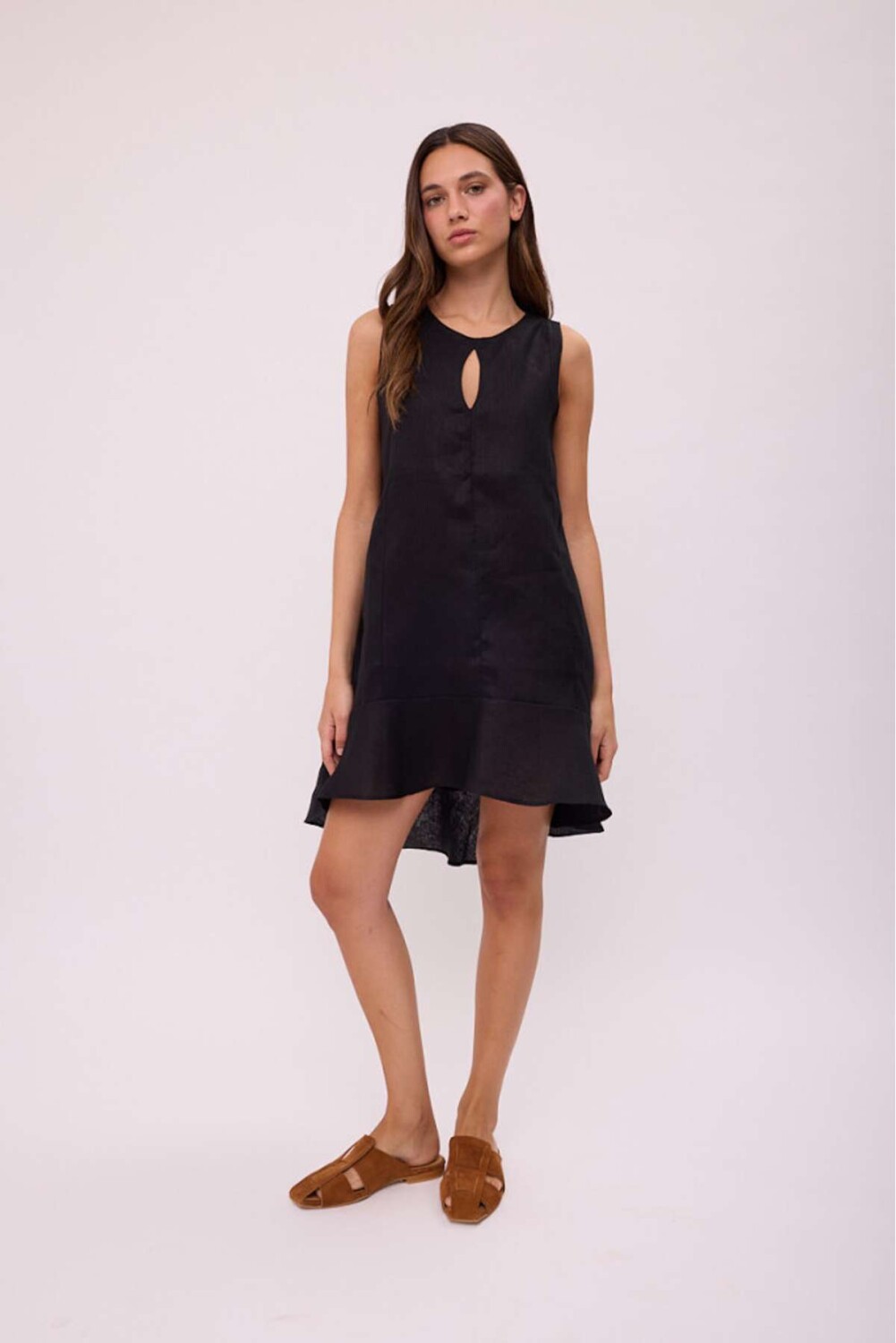 VESTIDO POLK - Negro — Tienda Soy Santander
